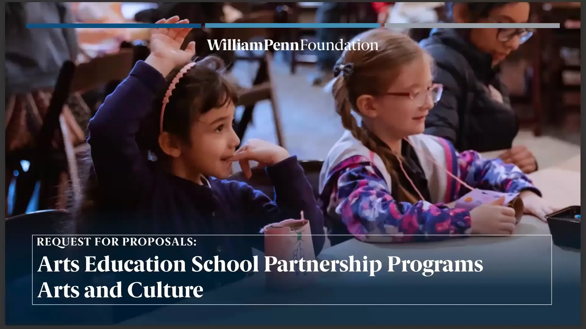 RFP Webinar: Arts Education School Partnership Programs