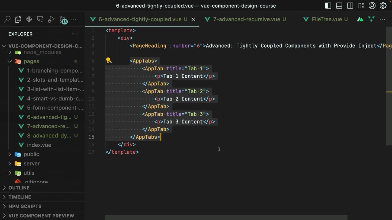 Some Advanced Patterns: Tightly Coupled Components, Recursive... Some Advanced Patterns: Tightly Coupled Components, Recursive...