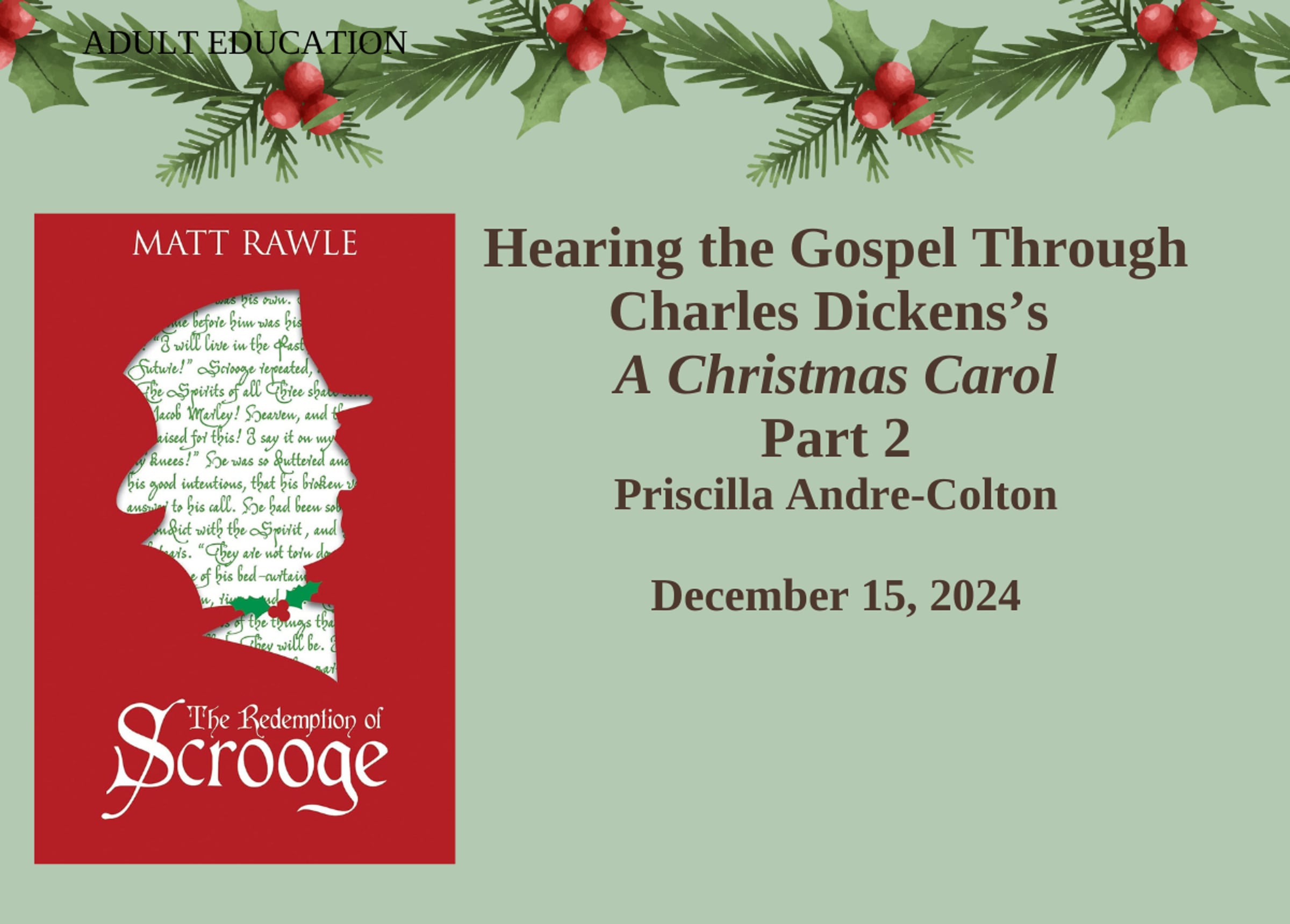 A Christmas Carol part 2