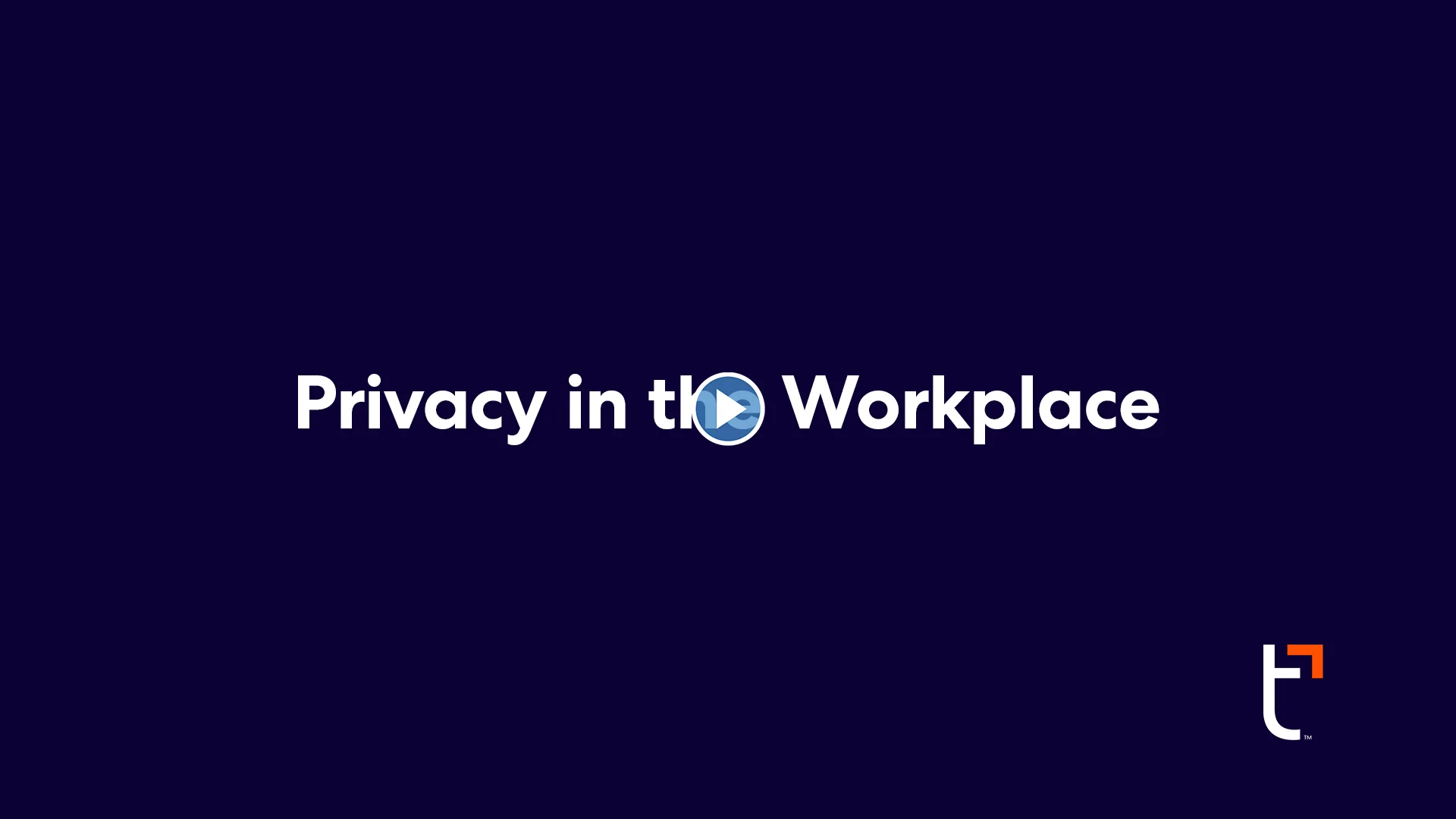 Privacy in the Workplace