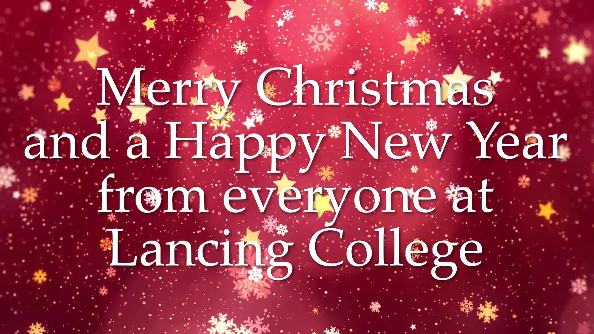 Lancing College Christmas Card 2024