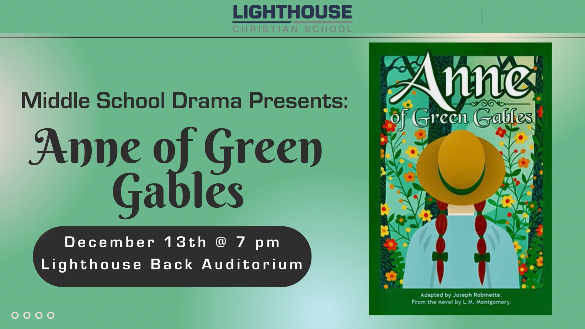 LCS Middle School - Anne of Green Gables