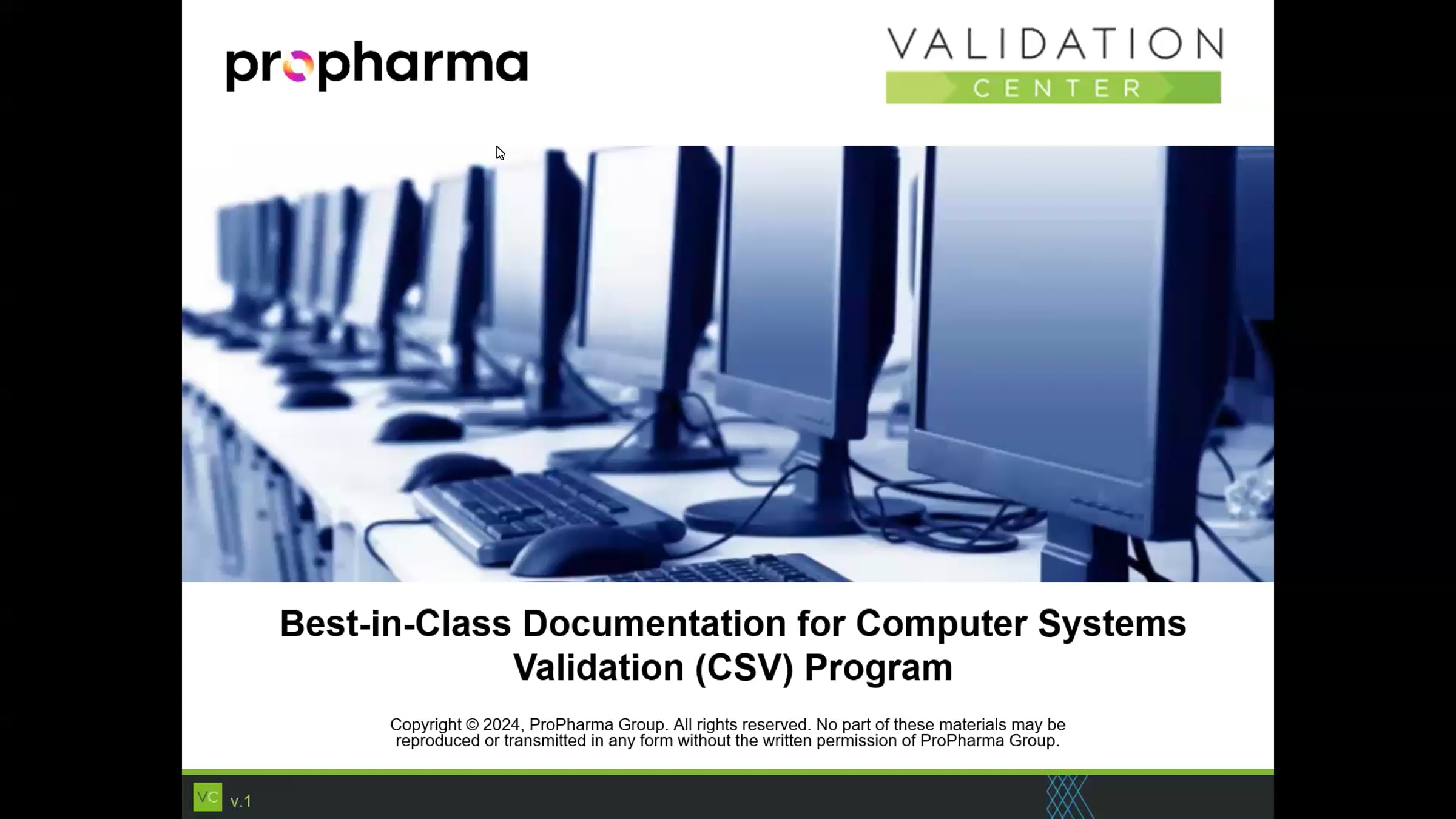 Best-in-Class Documentation for CSV Program