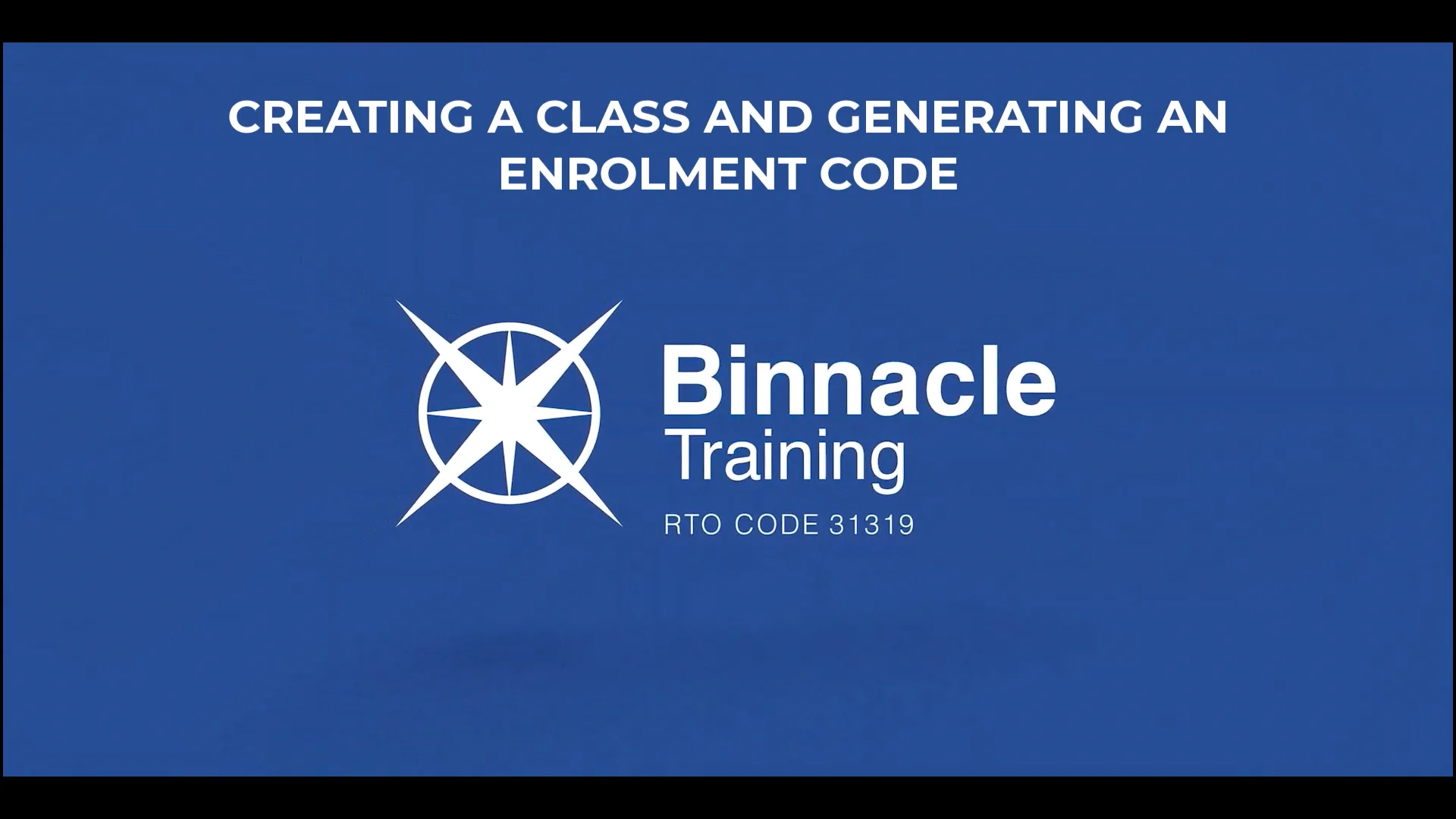 Creating a class and generating an enrolment code 2025