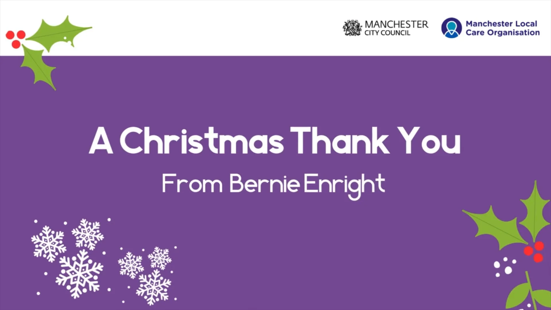 MLCO Bernie Christmas Thank You 2024