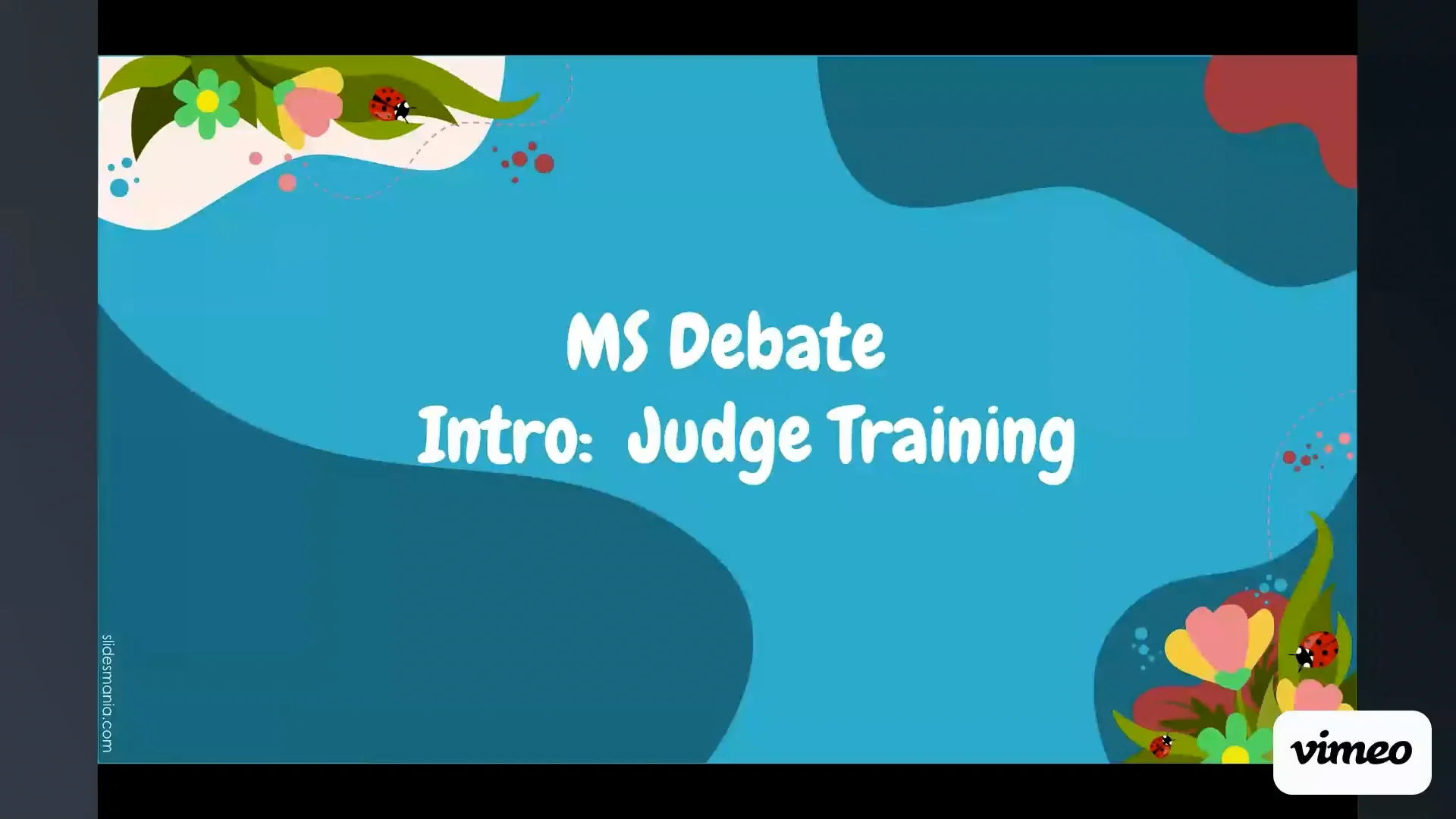 Judge Training - Introduction 12/24