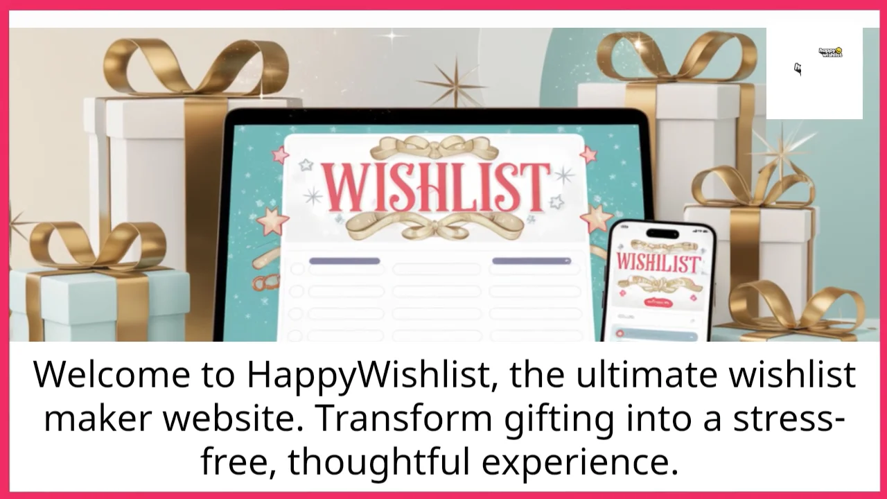 HappyWishlist The Wishlist Maker Website That Simplifies Gifting