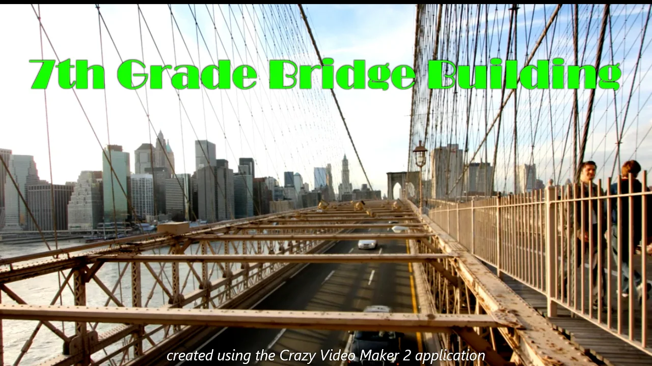 7th GRADE BRIDGES STEAM