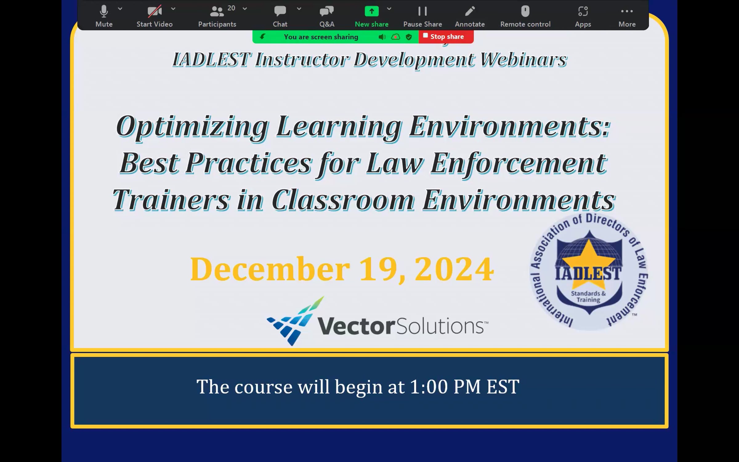 Optimizing Learning Environments Classroom