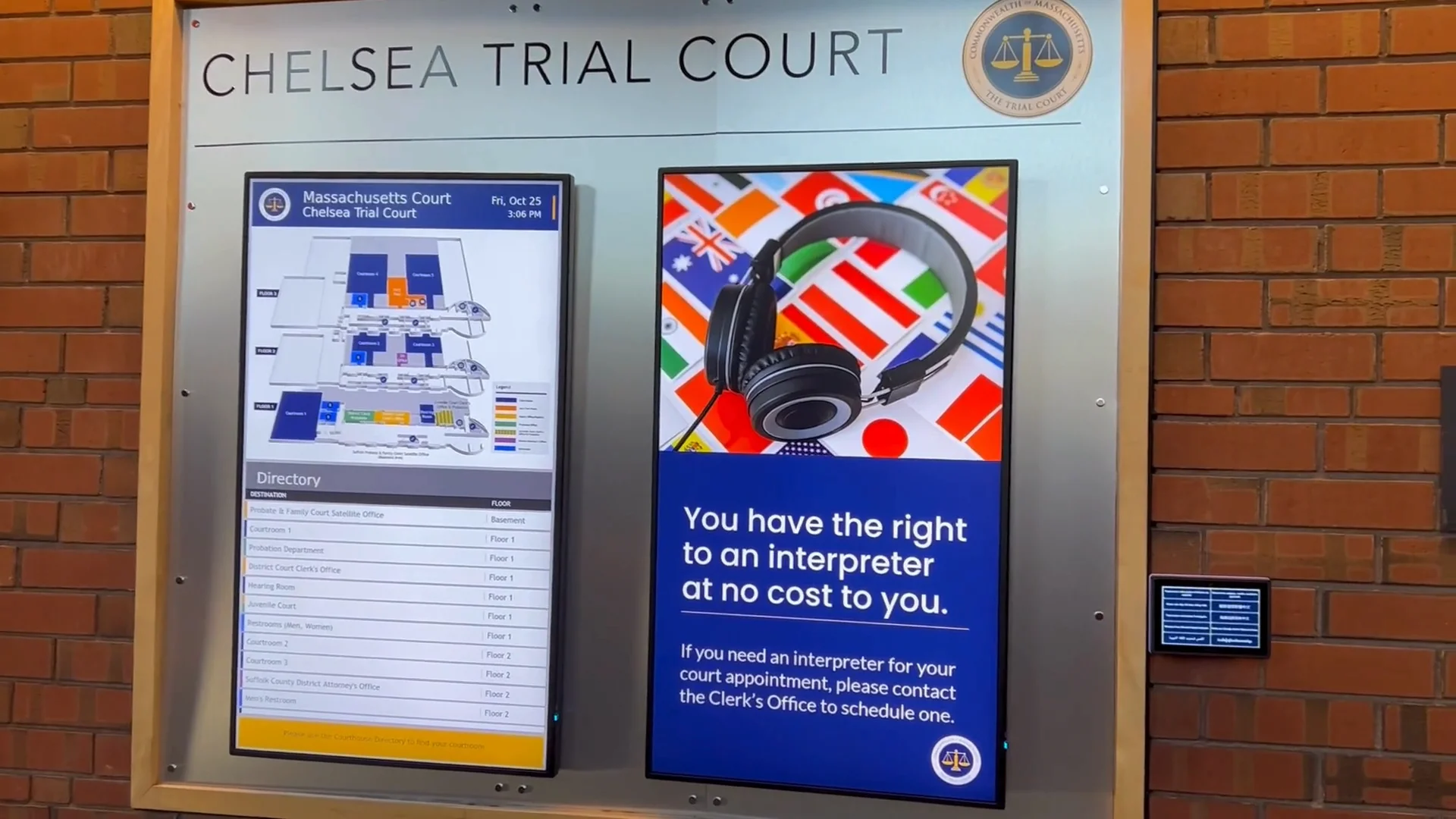 Trial Court Digital Signage Initiative