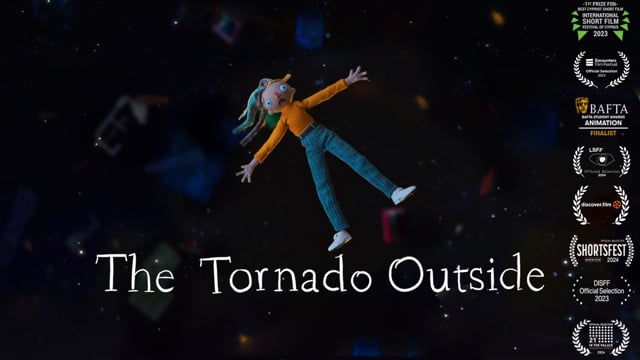 A Woman Gets Swept Up in "The Tornado Outside"