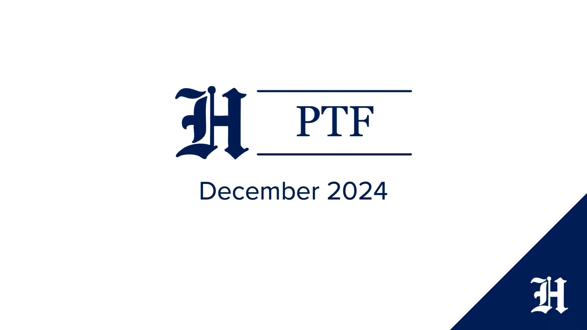 Search Committee Update (Dec 2024)