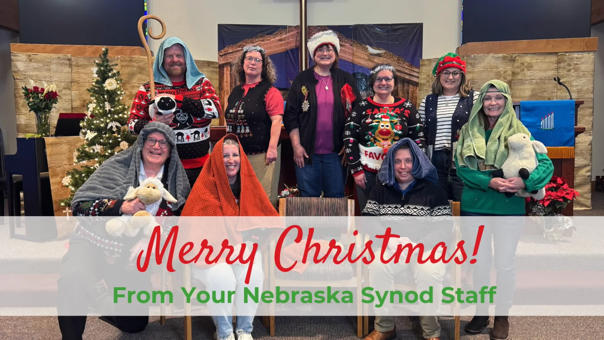 Merry Christmas from your Nebraska Synod Staff!