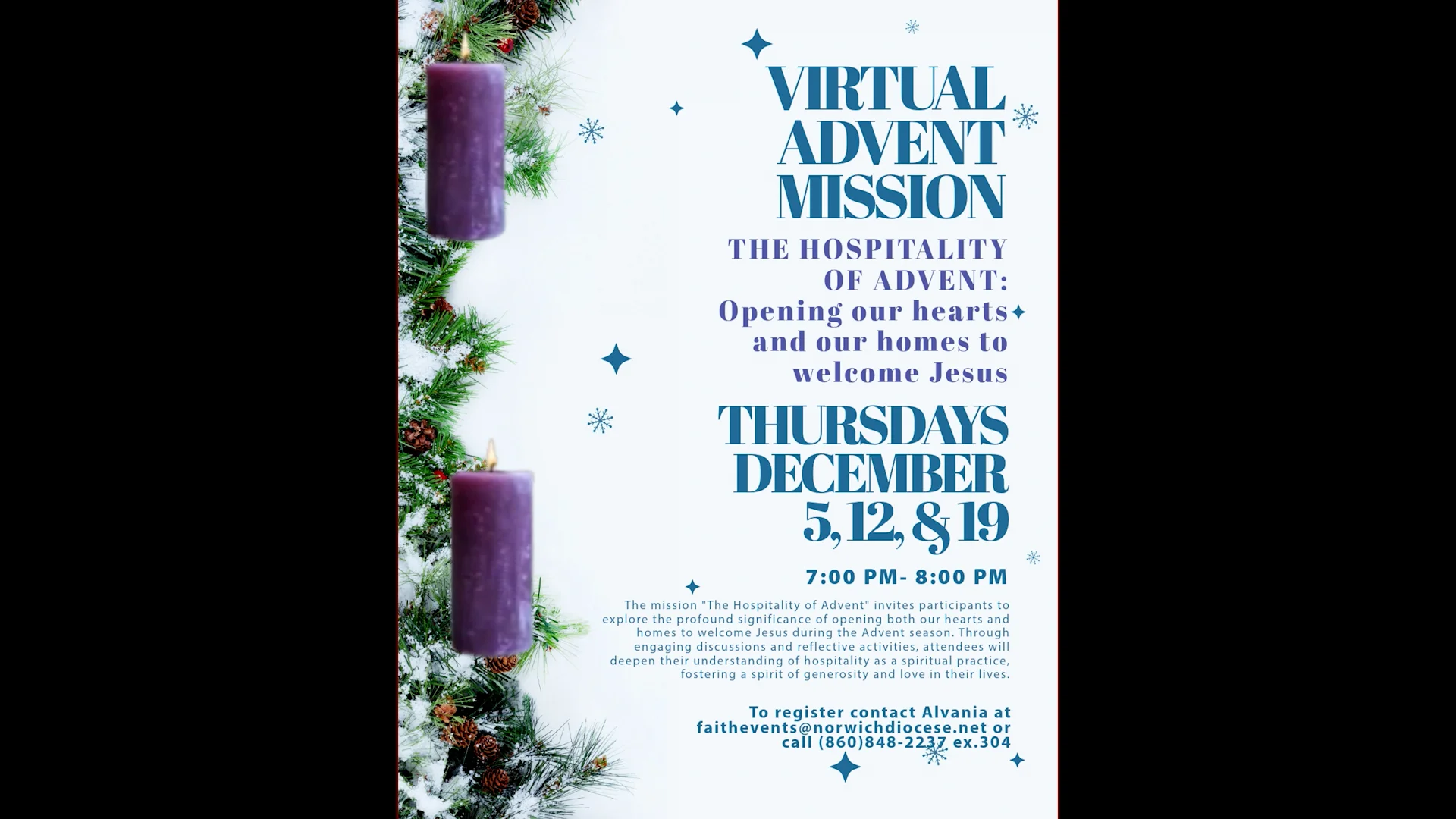 Virtual Advent Mission 2024- The Hospitality of Advent Night 3