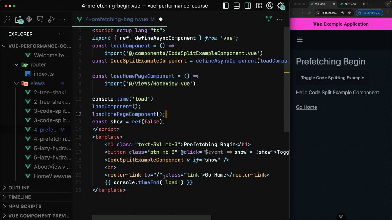 How to Prefetch Lazily Loaded Vue Components - A Vue.js Lesson... How to Prefetch Lazily Loaded Vue Components - A Vue.js Lesson...