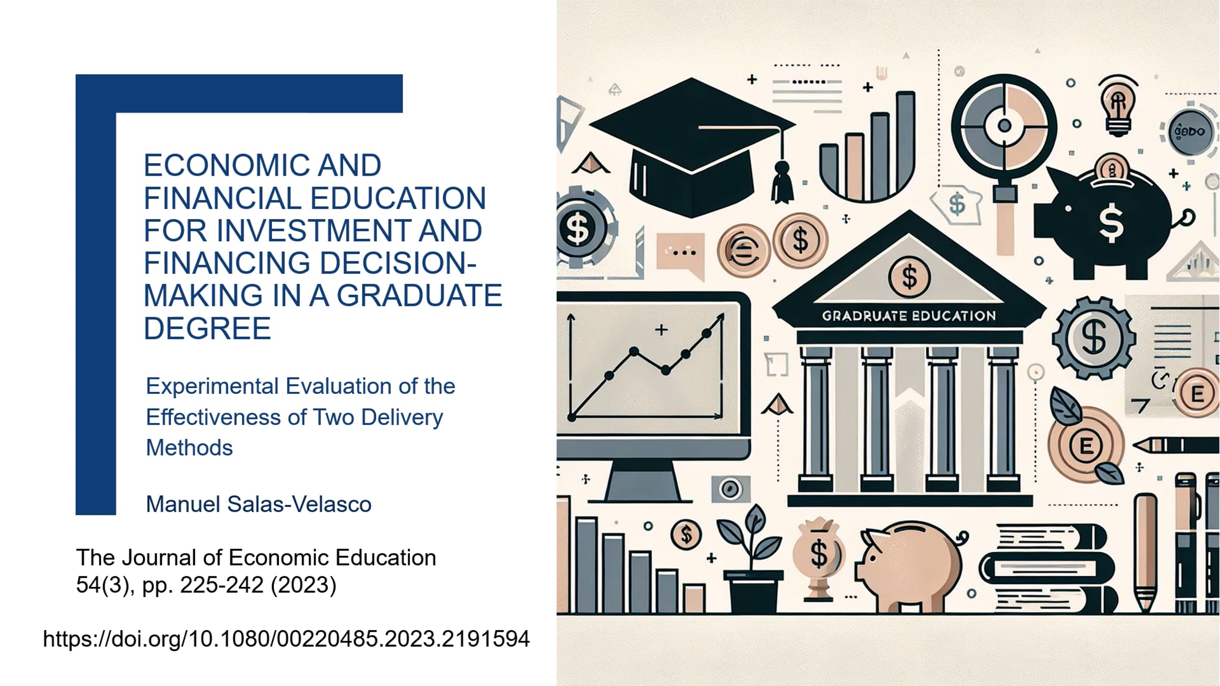 Video Abstract - Economic and financial education for investment and ...
