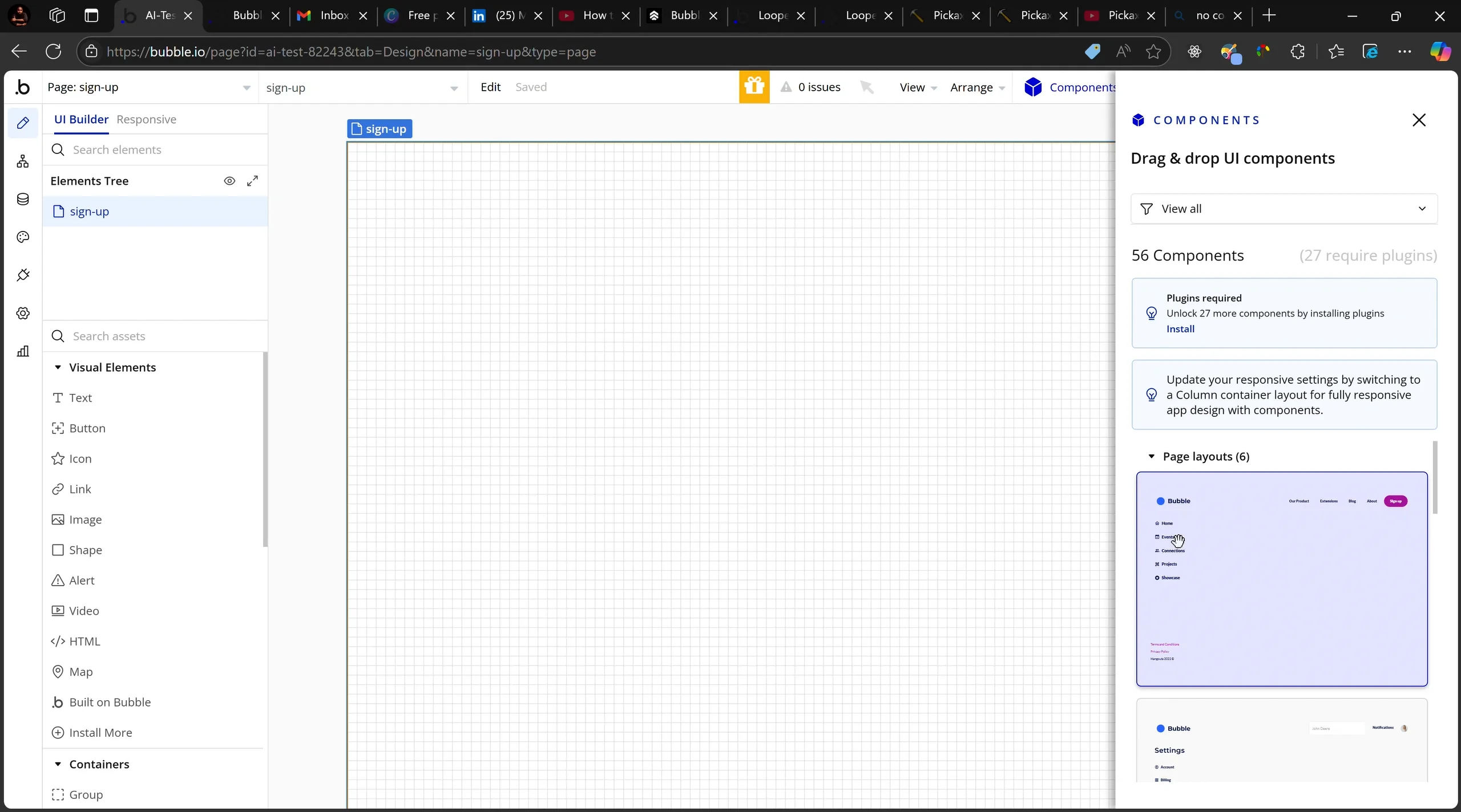 Bubble Component Issue