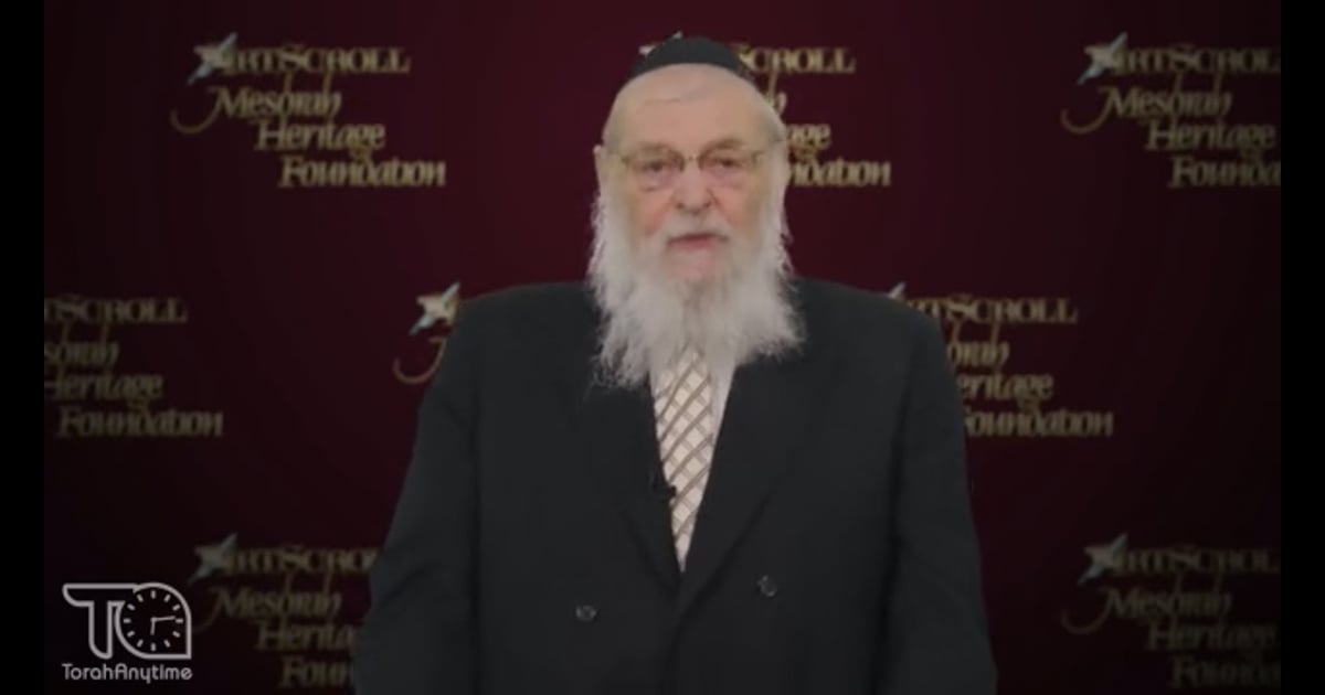 R' Nosson Scherman | Parshas Mikeitz