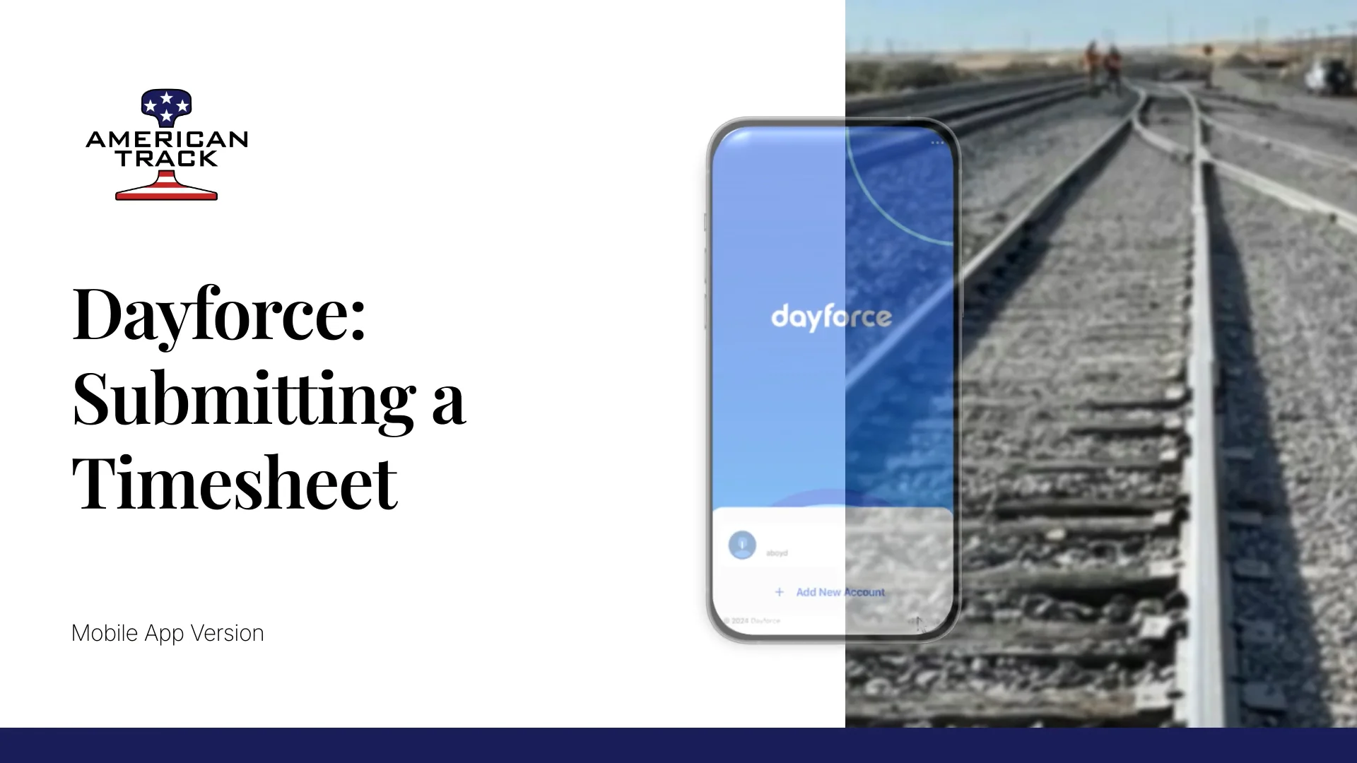 Dayforce App Submitting A Timesheet English