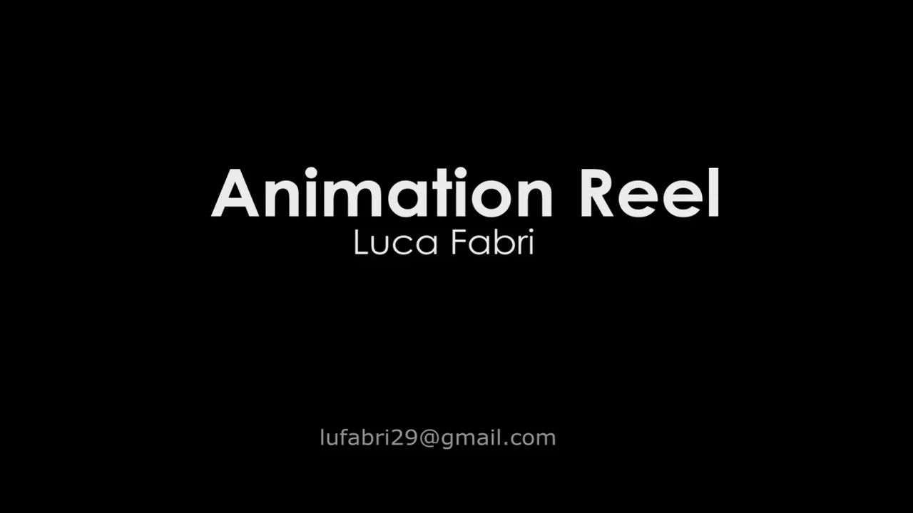 Animation Reel - Luca Fabri