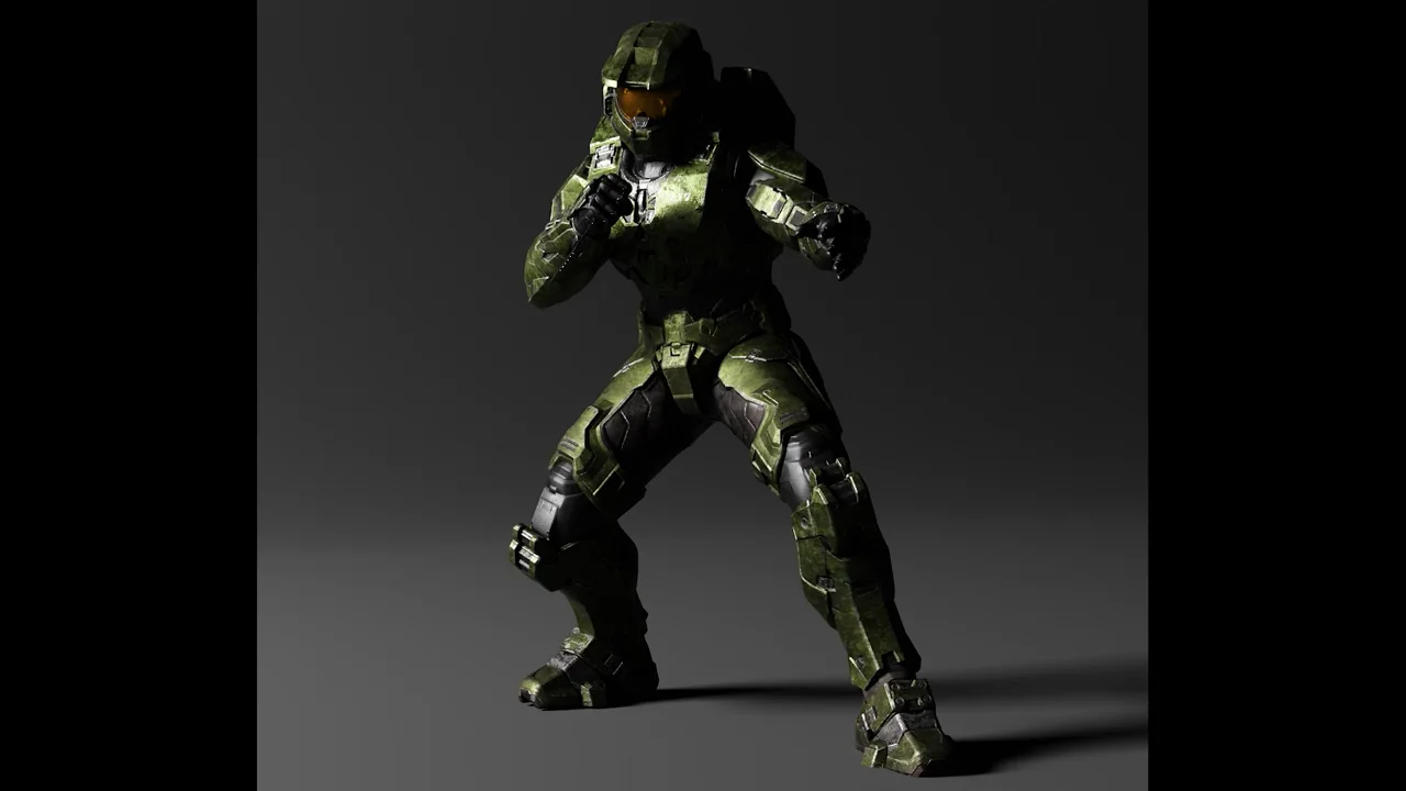 Halo-Master Chief model showcase