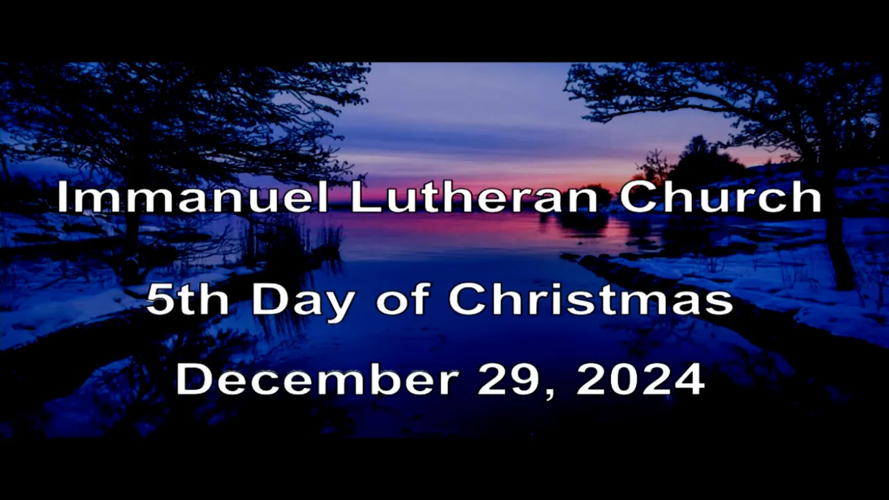 December 29, 2024 - "The Mission of Christmas"