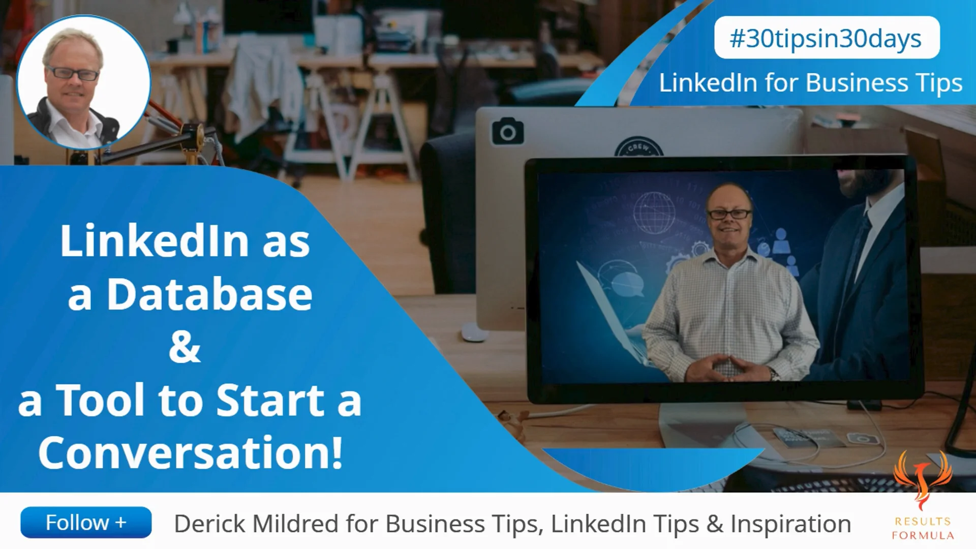 LinkedIn As a DataBase & a Tool to Start a Conversation!