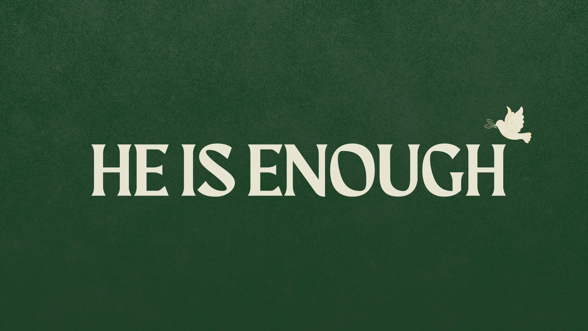 He Is Enough | Peter Berthold