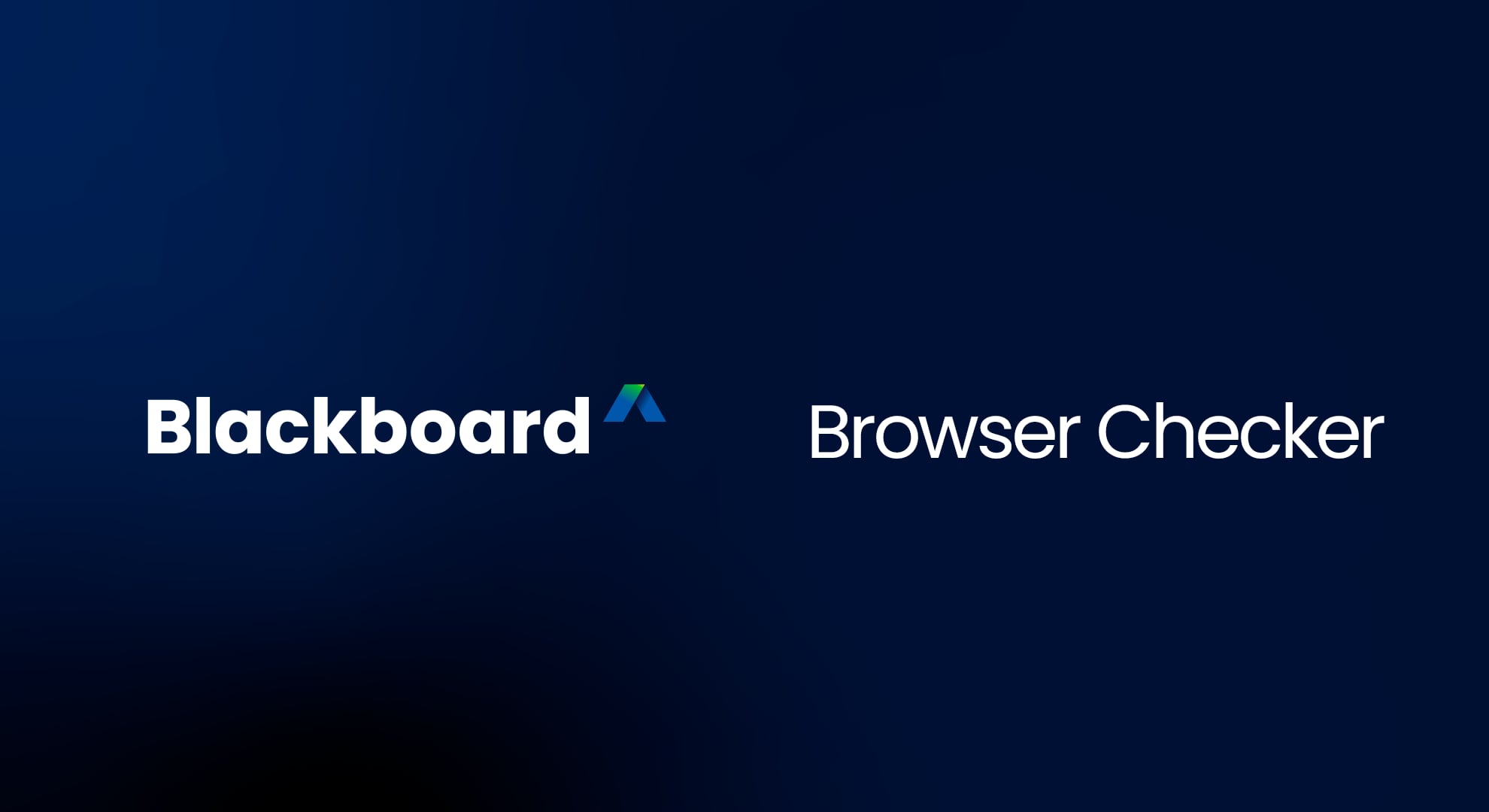 Browser Checker into Blackboard Help Page