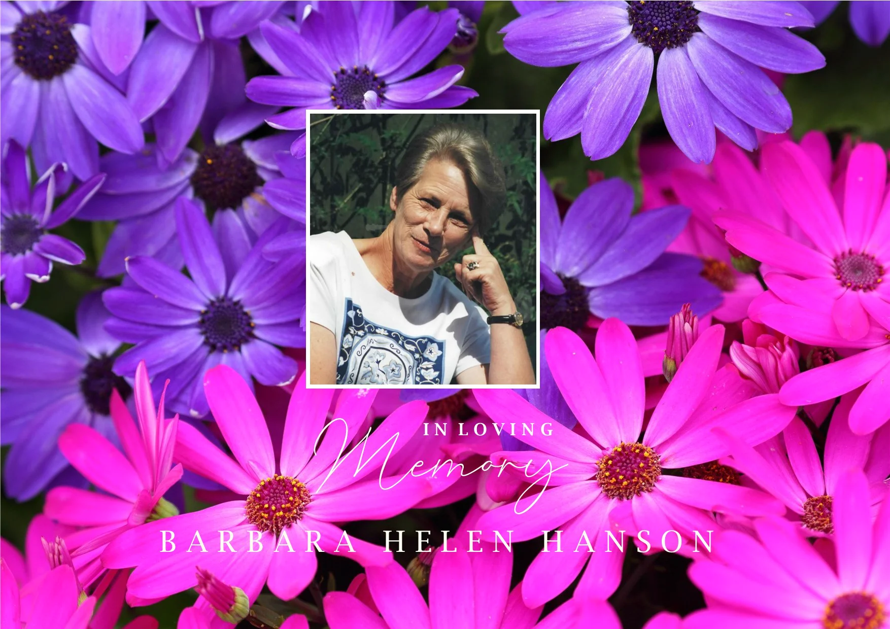 Barbara Hanson - Funeral Video