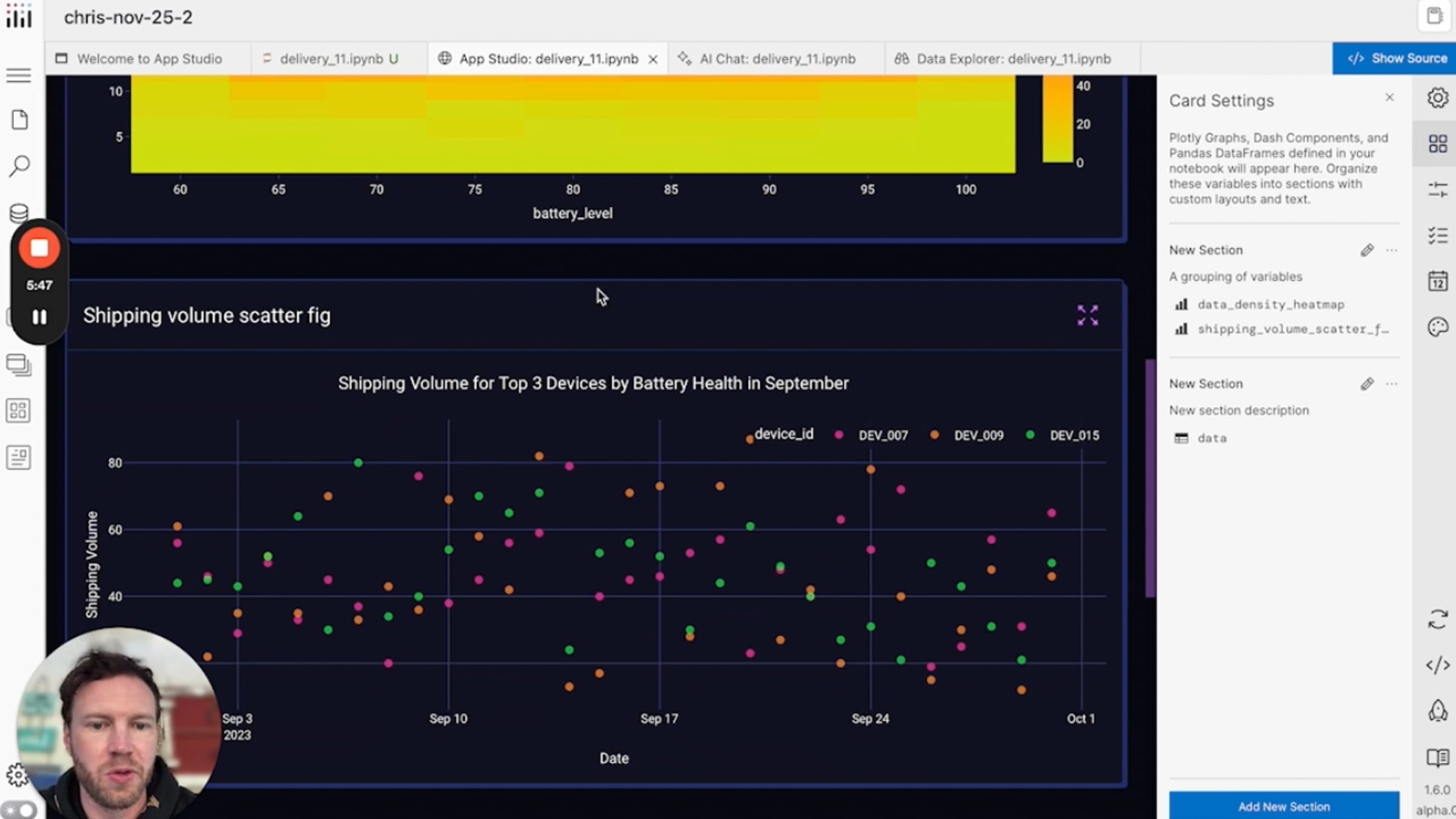 Creating a data app in 5 minutes - Plotly App Studio