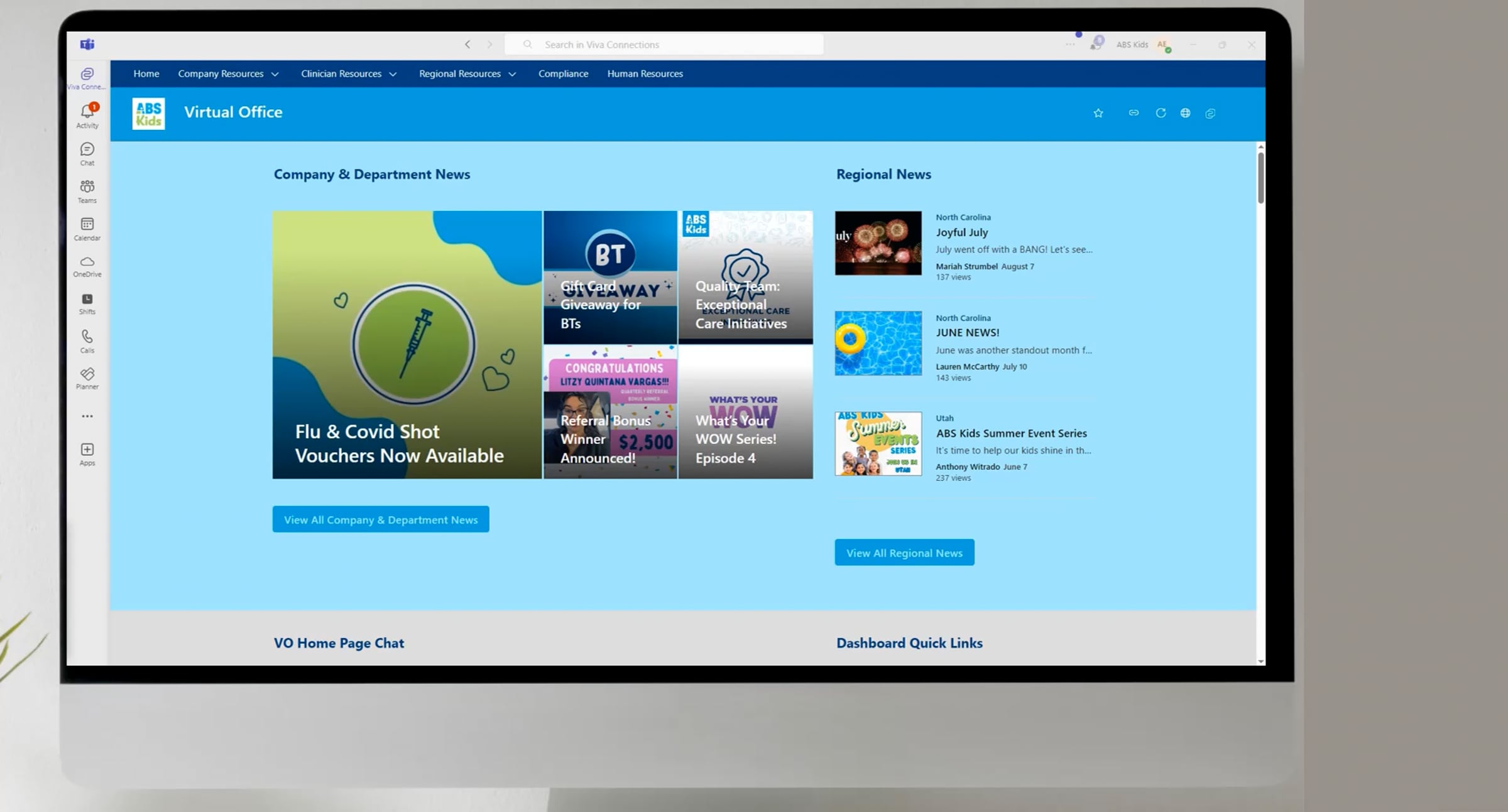 CR log in via VO on Desktop