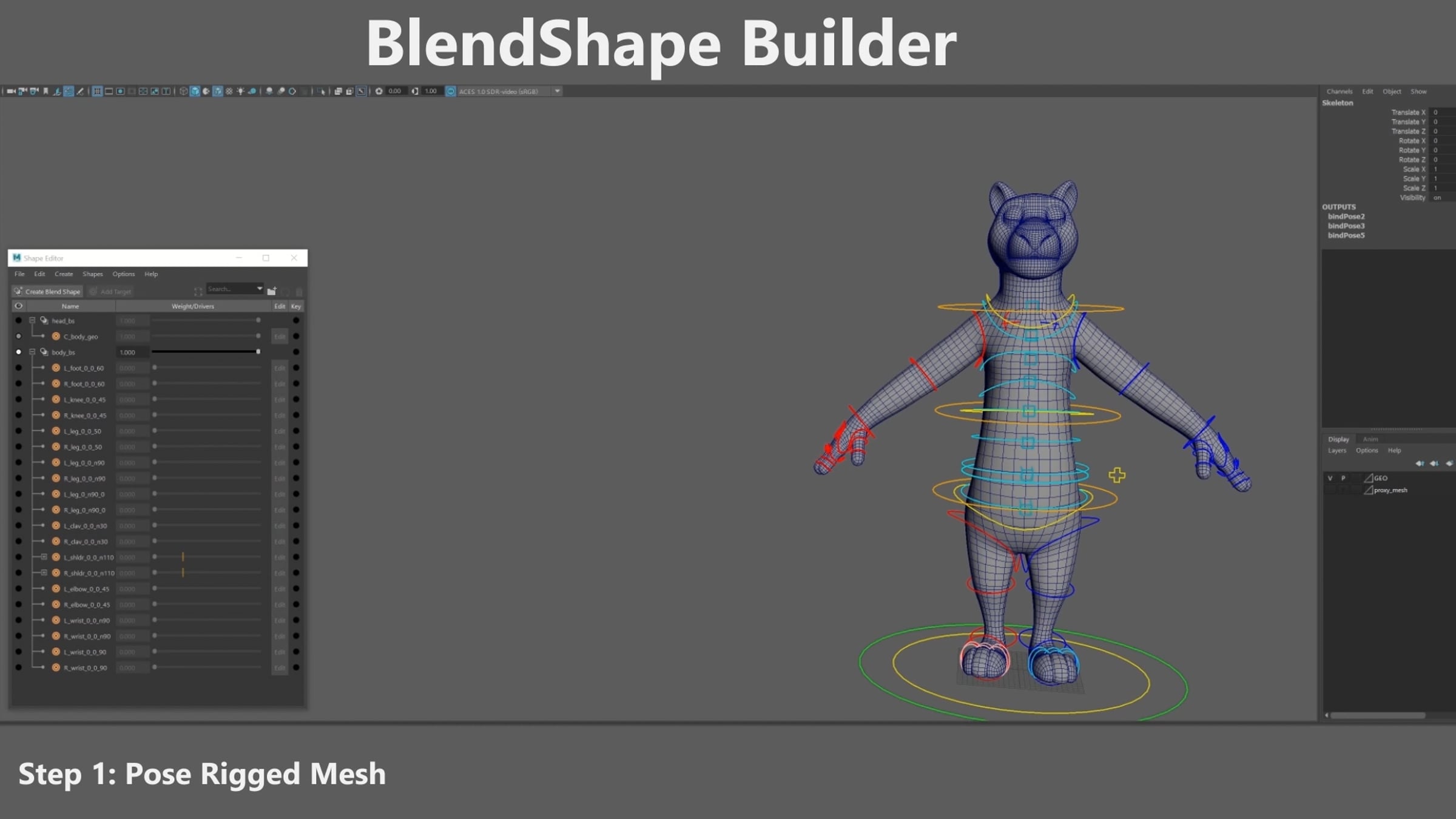 BlendShape Builder Demo