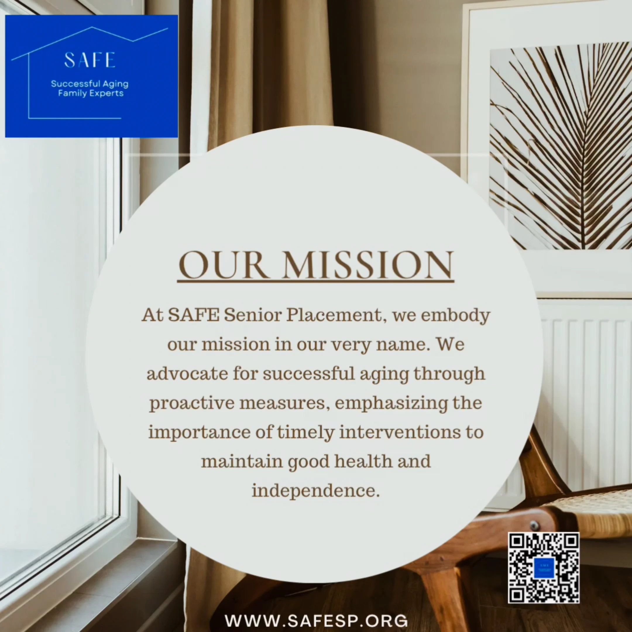 SAFE Senior Placement - Our Mission