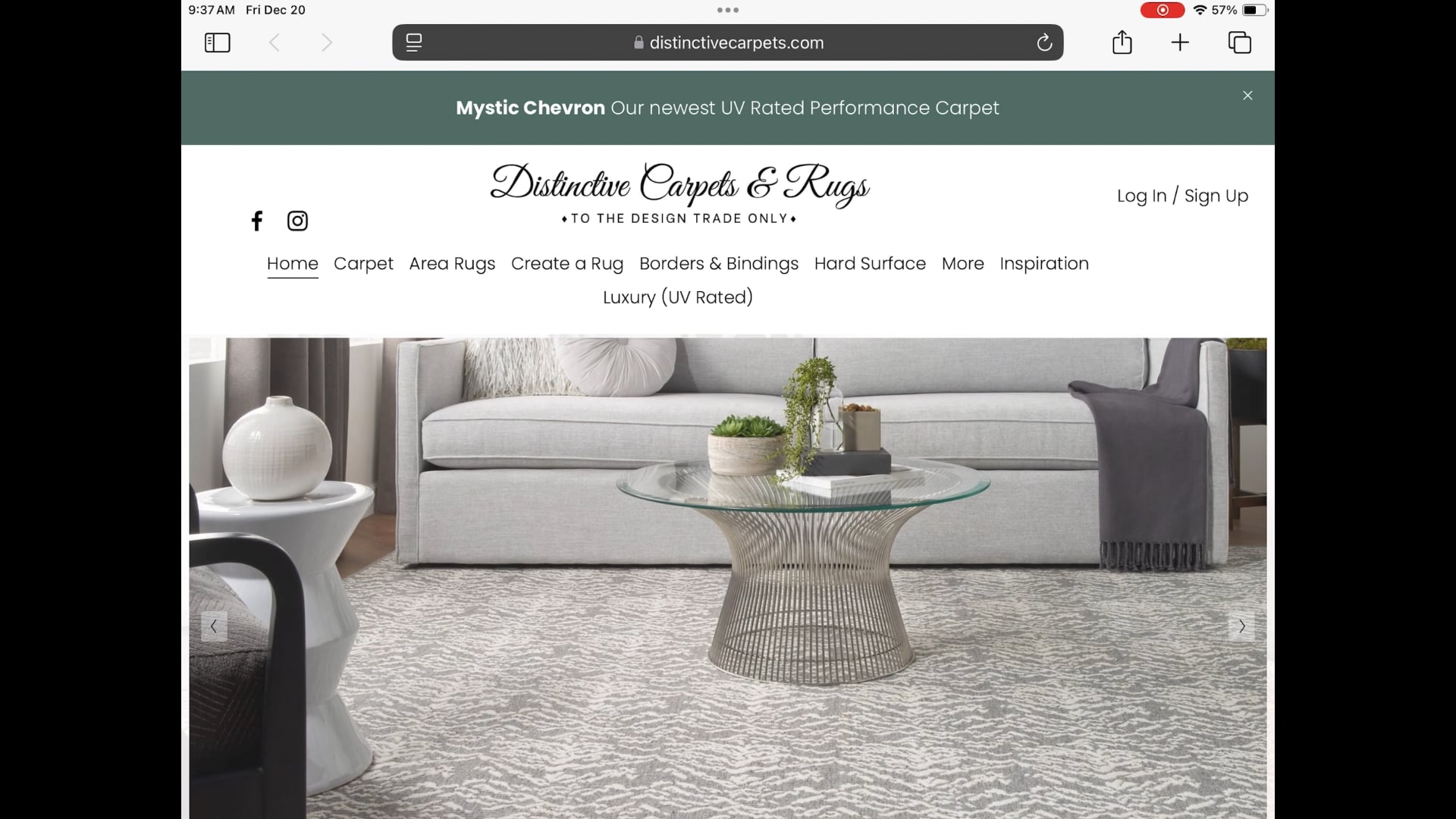 Distinctive Carpets Custom Rug Program by BDL Rep Group