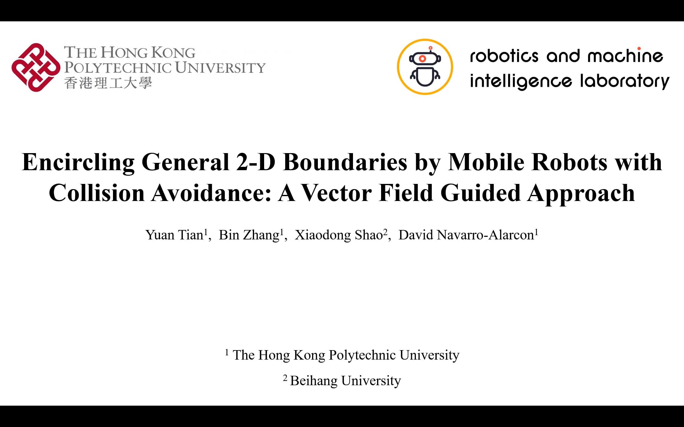 Encircling General 2-D Boundaries by Mobile Robots with Collision Avoidance: A Vector Field ...