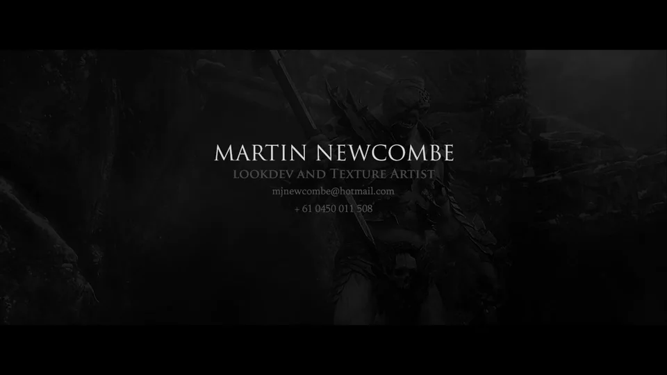 Martin Newcombe Showreel 2025