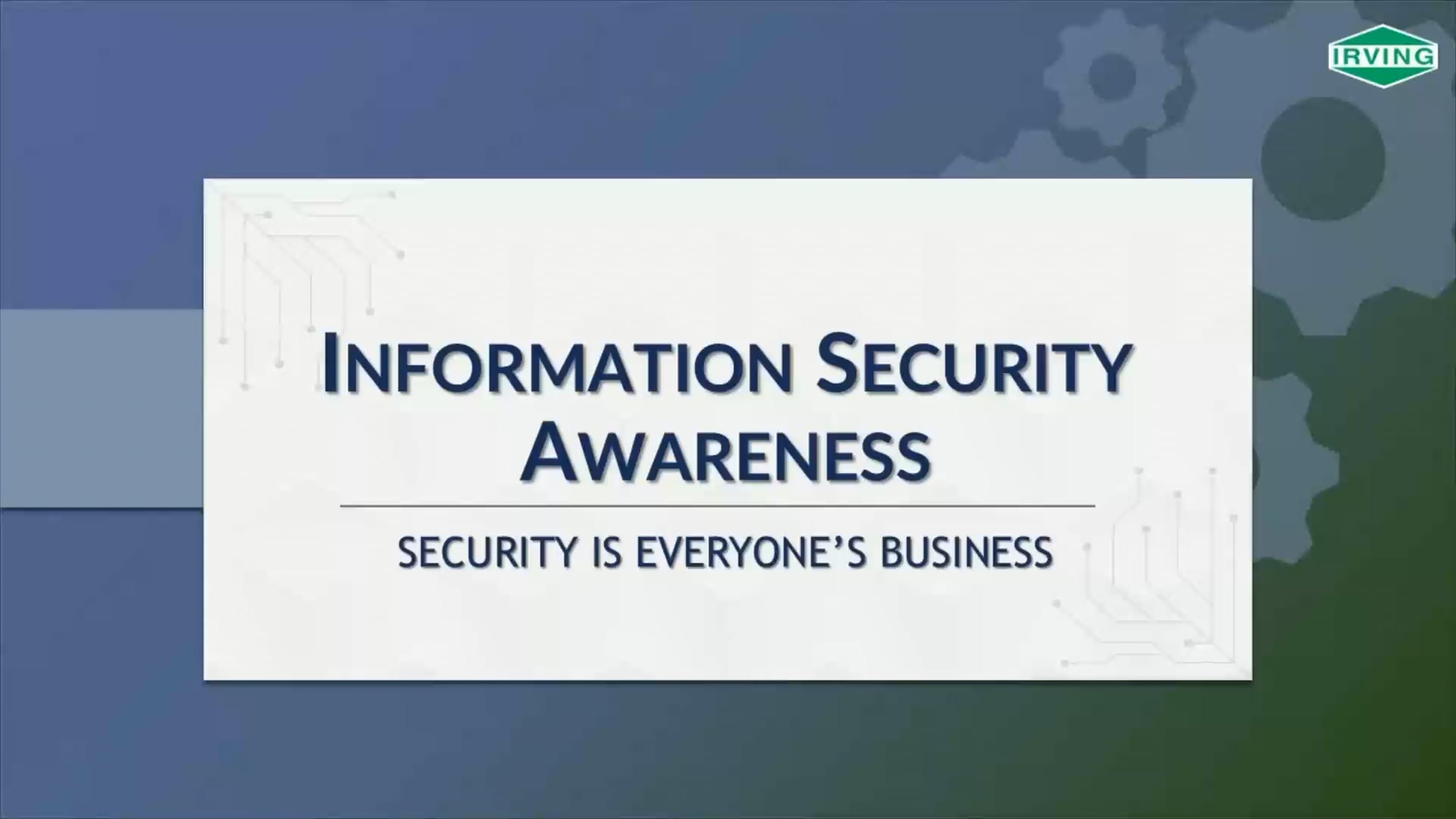 Information Security Awareness English Employees