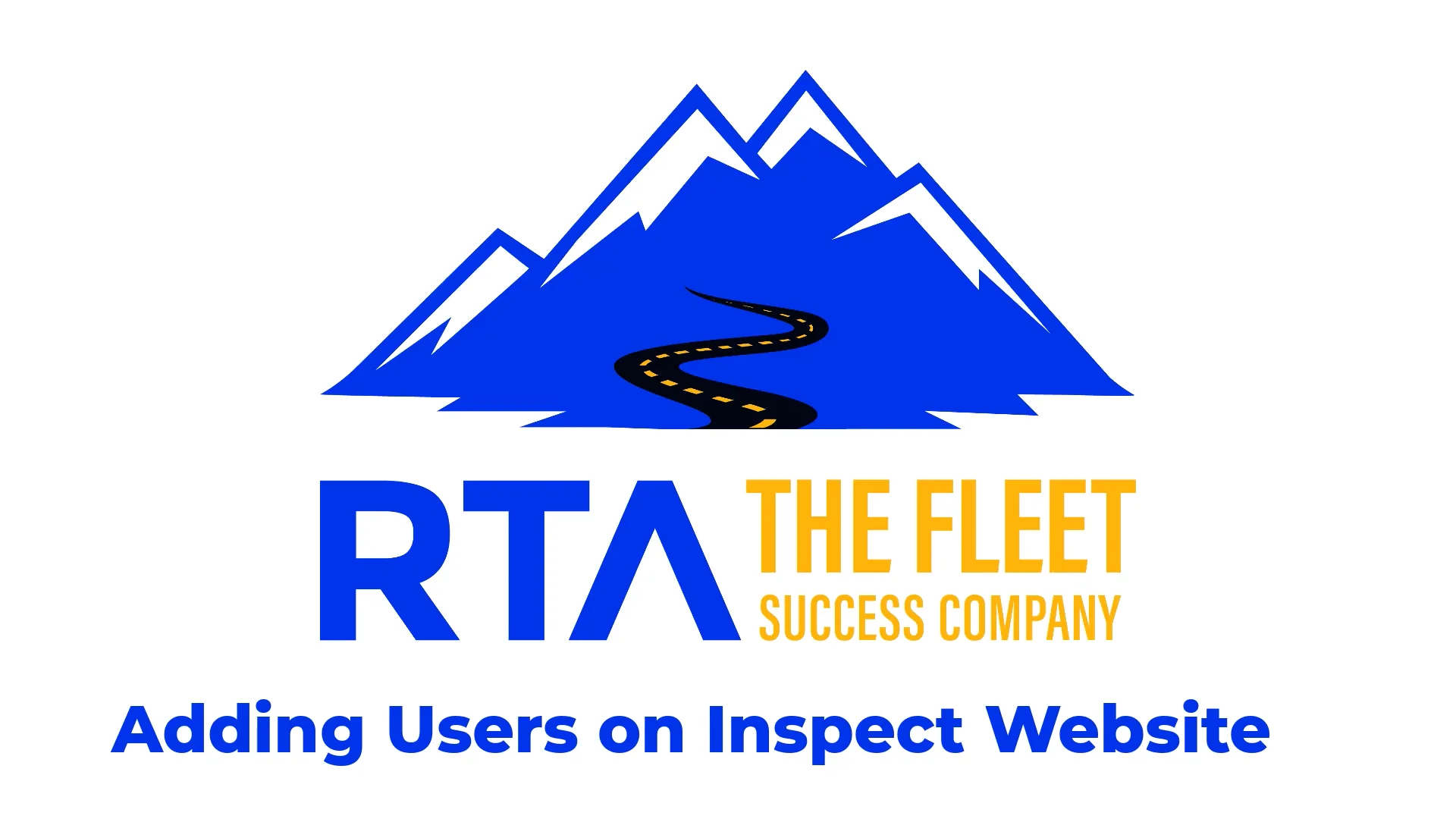 RTA Inspect - Adding Users on Inspect Website