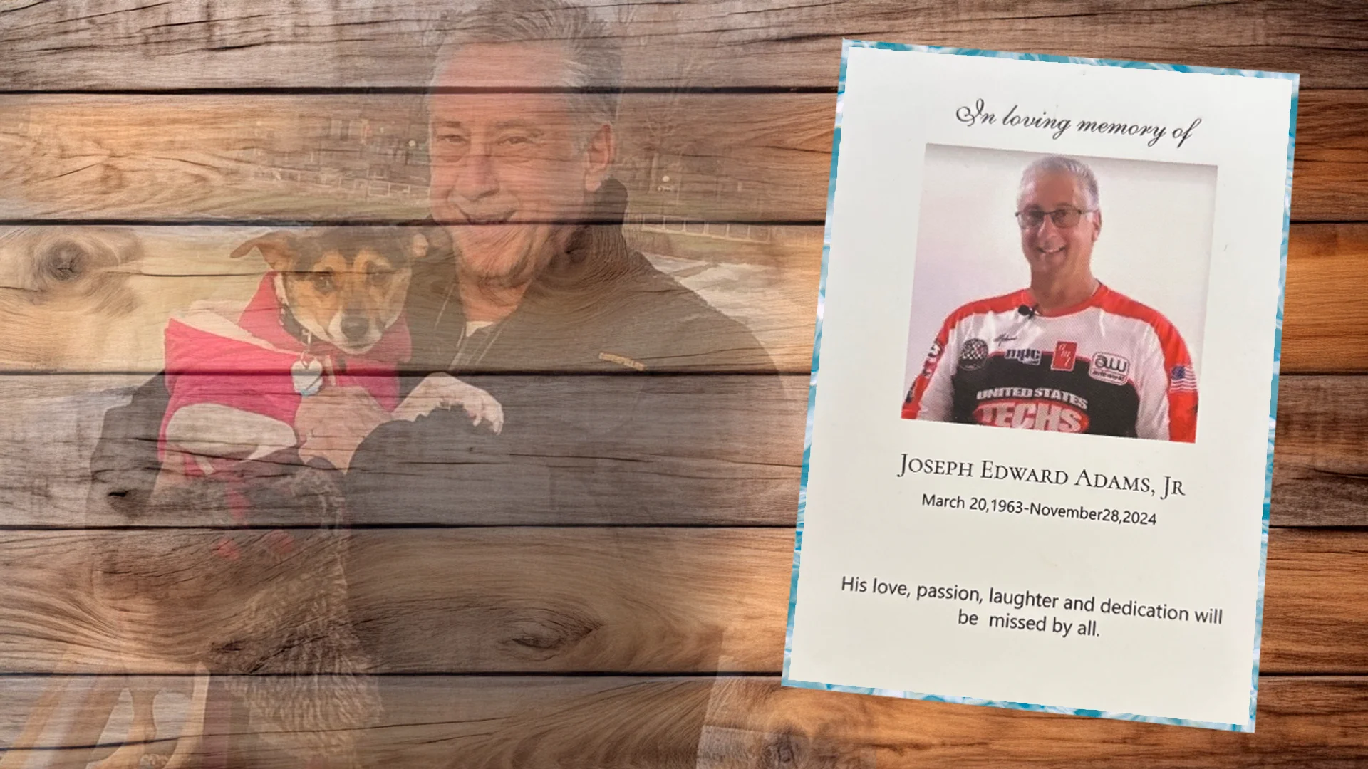 Joseph Edward Adams, Jr. Celebration of Life