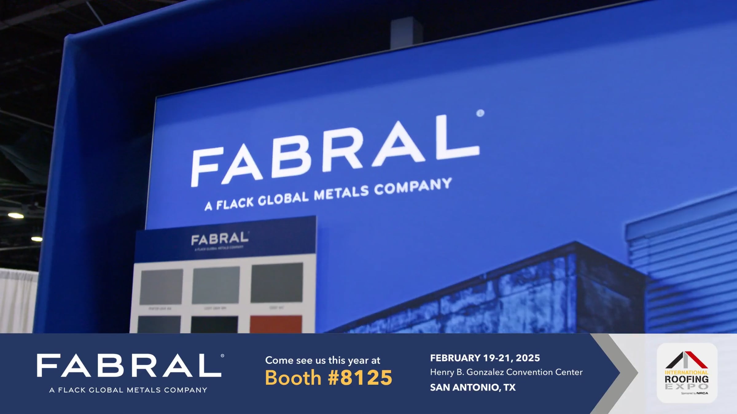 International Roofing Expo 2025 - Fabral Booth #8125