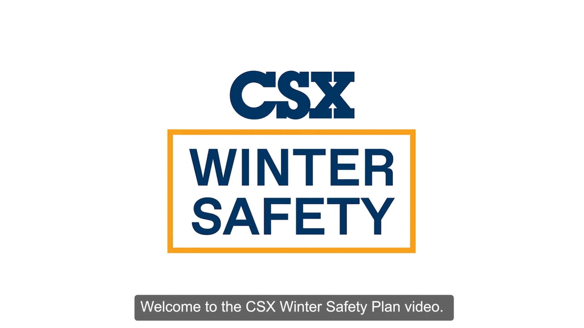 CSX Winter Safety