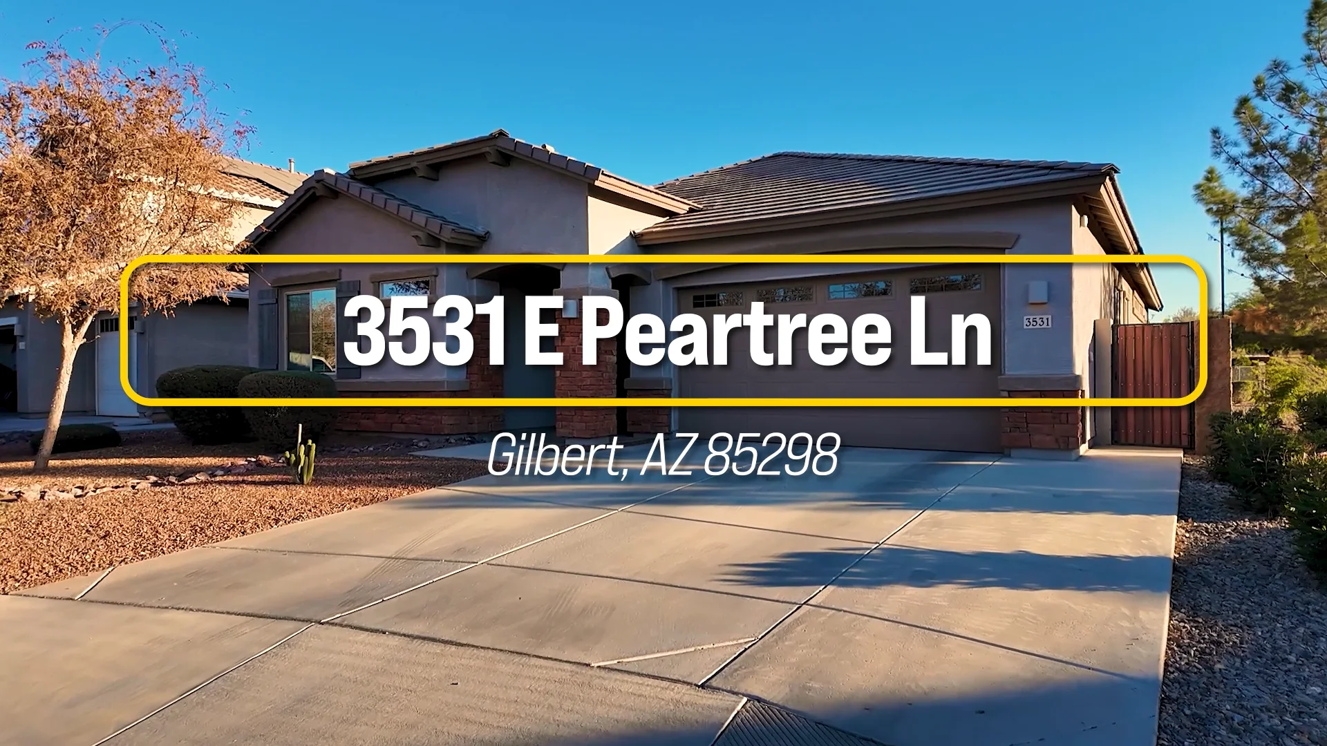 3531 E Peartree Ln Gilbert, AZ 85298 - Express WT
