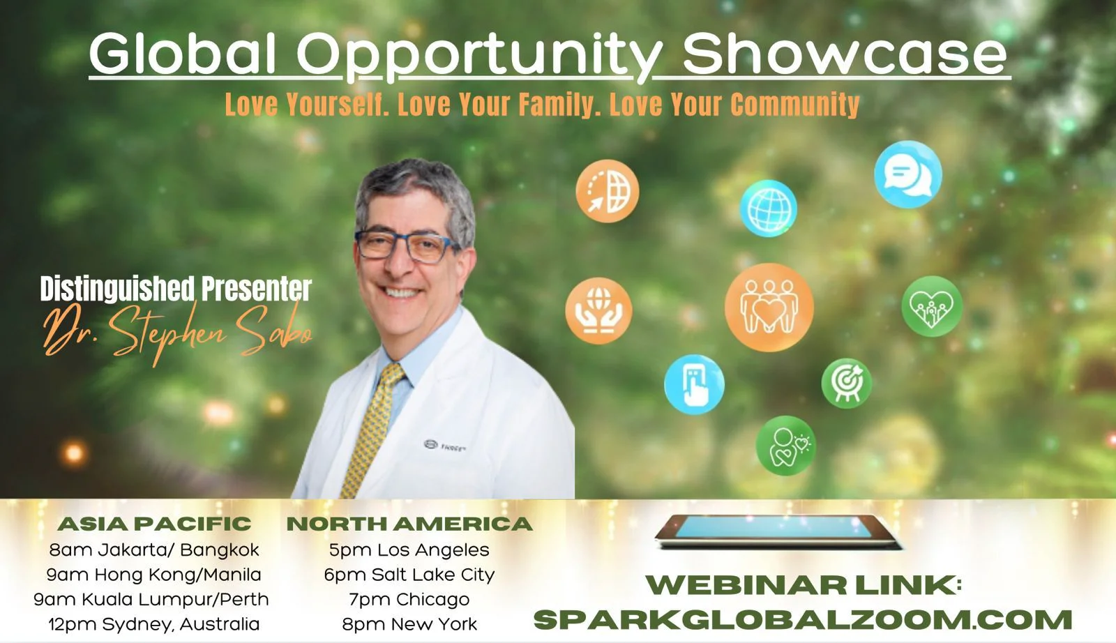 Global Opportunity Showcase with Dr. Stephen Sabo Jan 6, 2025