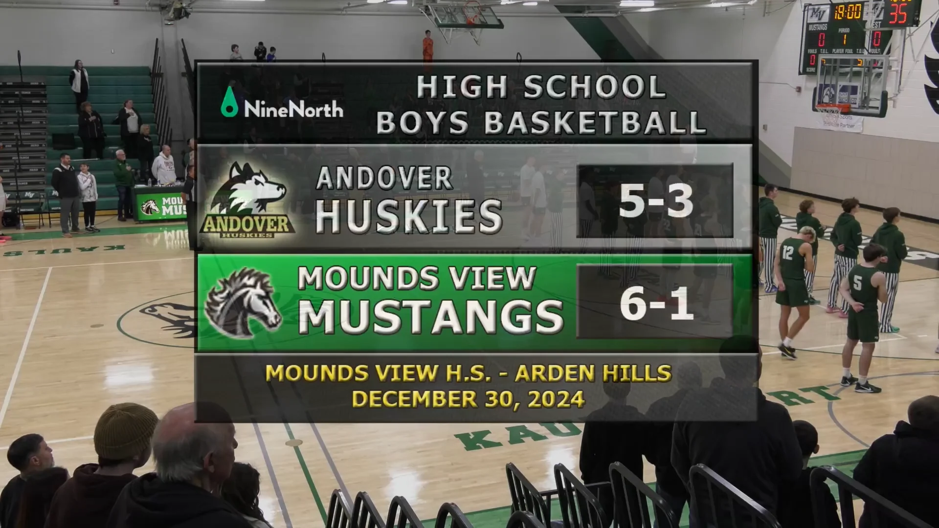 Boys Basketball Mounds View vs Andover 12-30-24