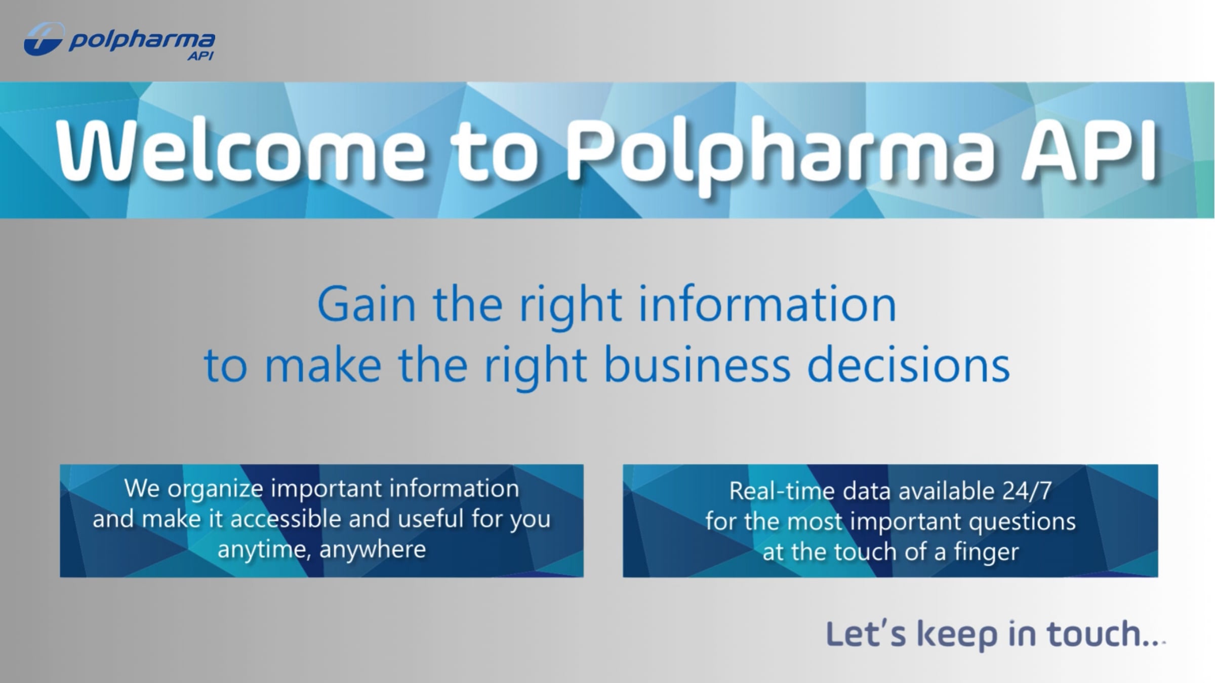 Polpharma API Customer Portal