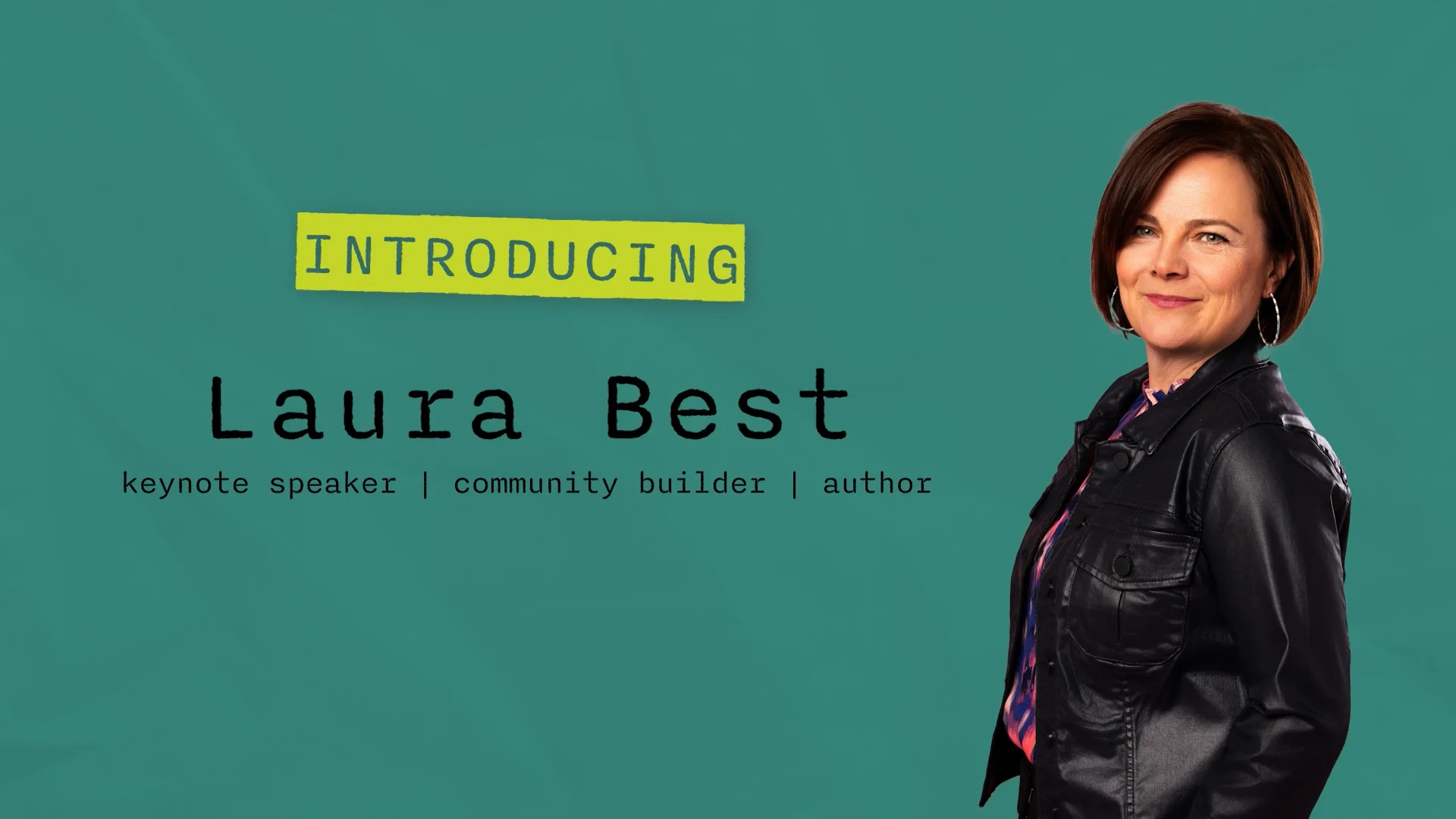 Laura Best Speaker Reel 2025