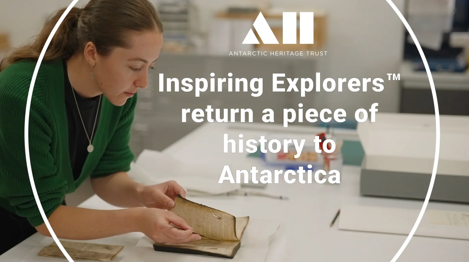 Inspiring Explorers™ return a piece of history to Antarctica