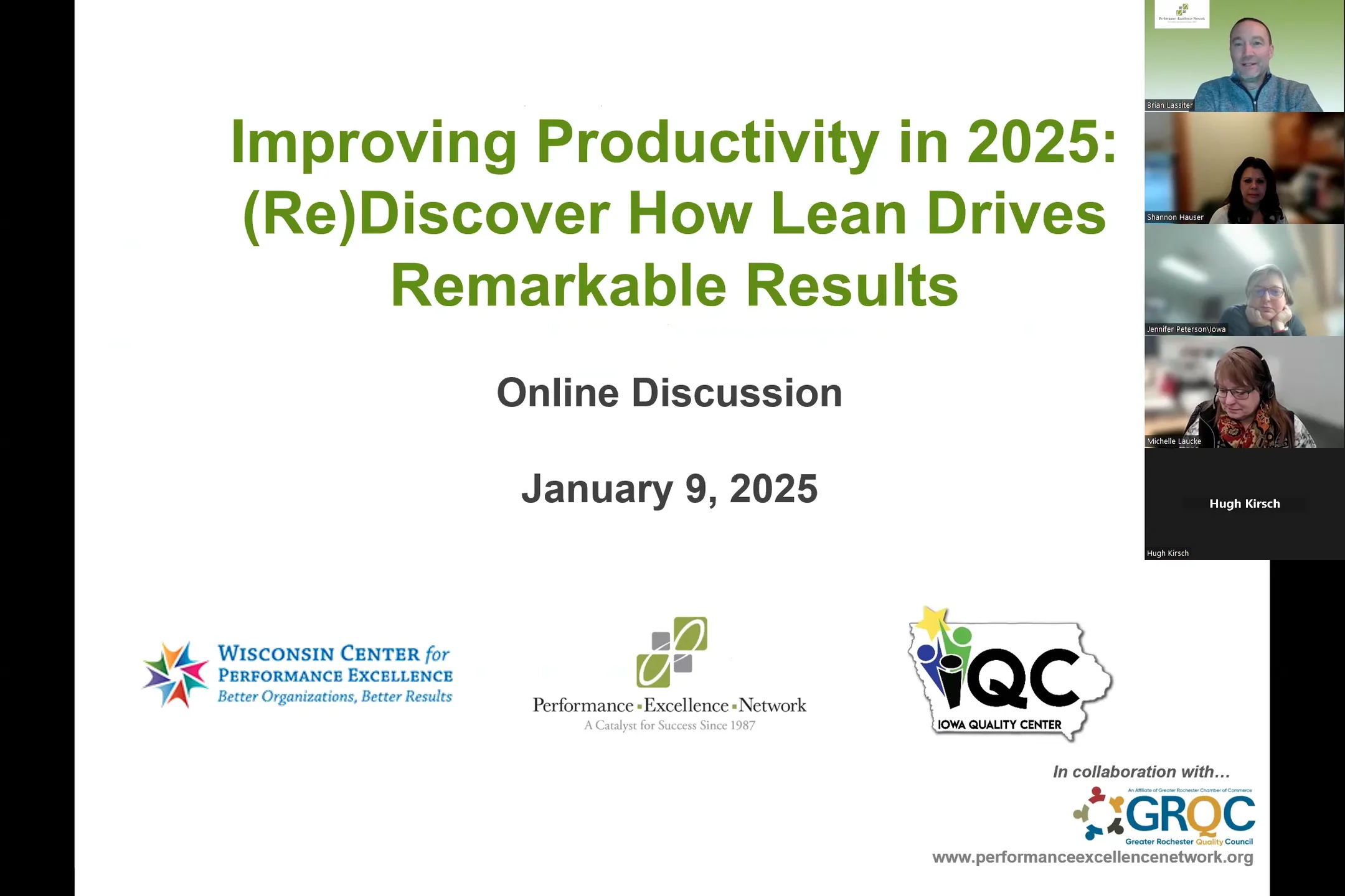 010925 Improving Productivity in 2025: (Re)Discover How Lean Drives ...