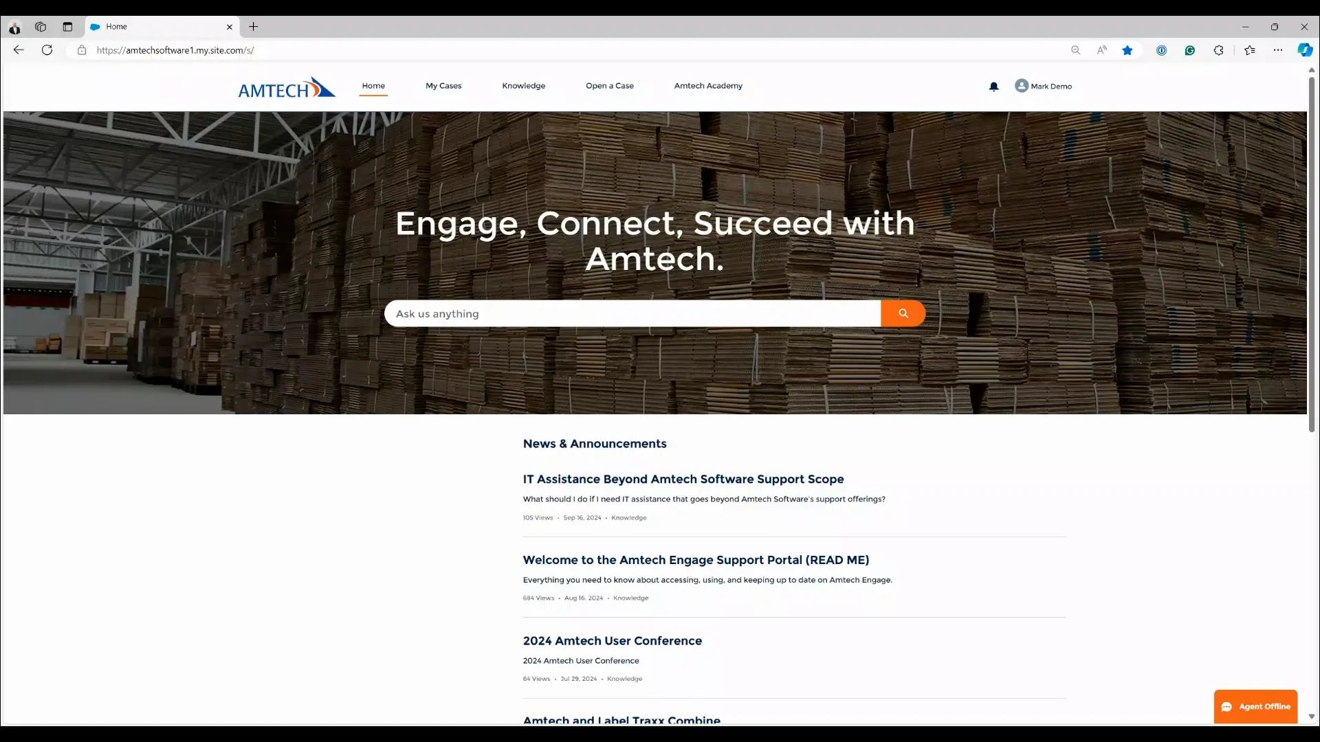 Amtech Engage Customer Overview